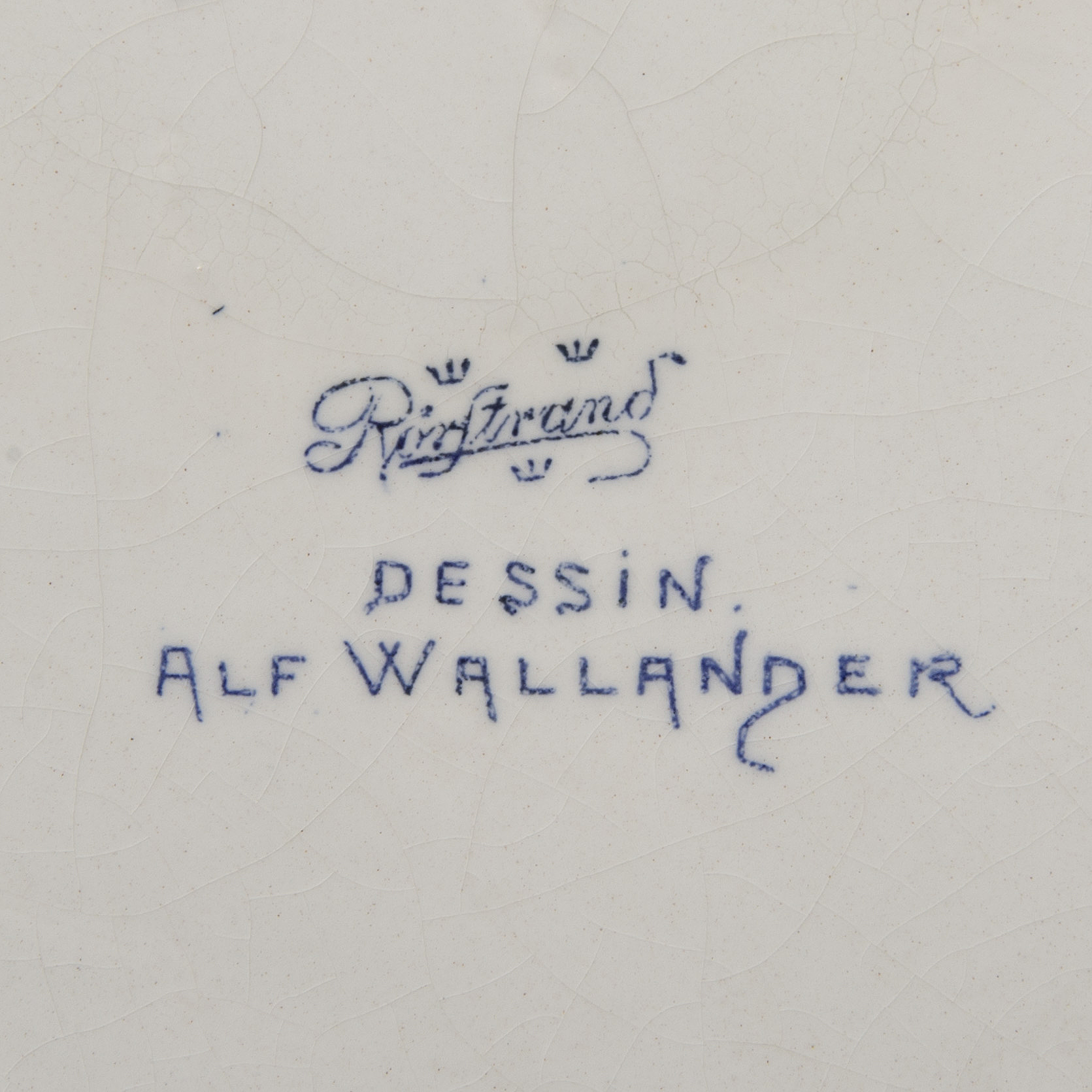 ALF WALLANDER, a creamware vase with cover, Rörstrand, Art Nouveau ...
