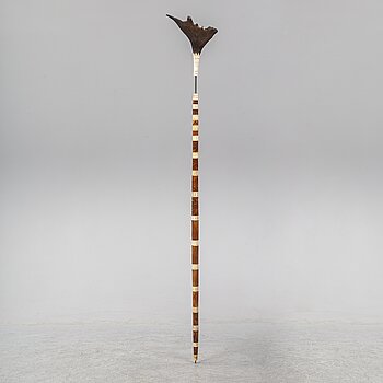 INGVAR GUSTAVSSON, a Sami bear spear from Långträsk, Arvidsjaur, signed ...