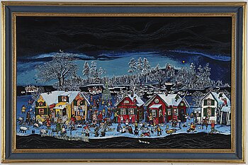 BENGT ELDE, oil on panel, signed. - Bukowskis