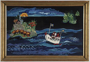 BENGT ELDE, oil on panel. - Bukowskis