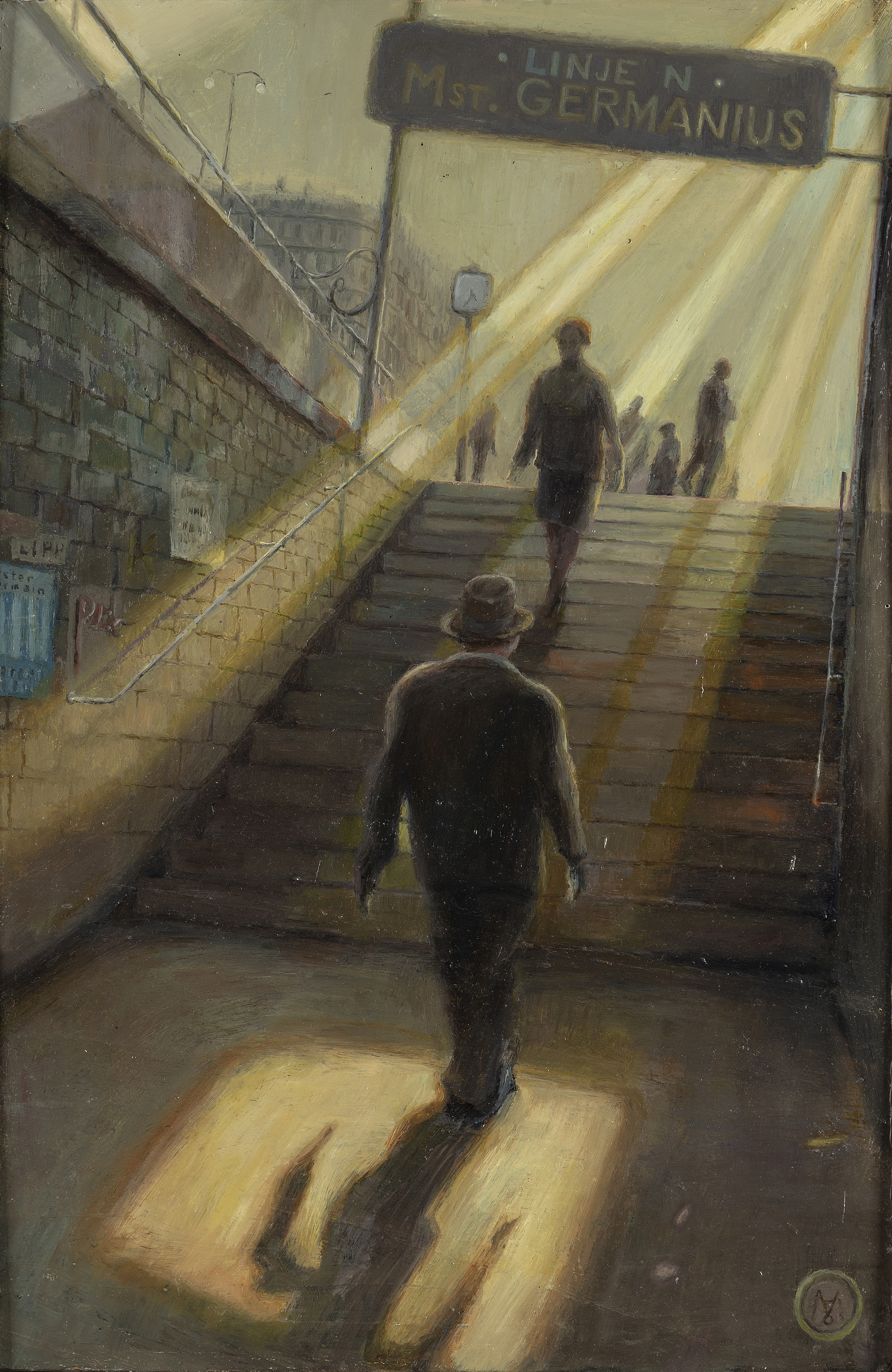 MATS ÅKERMAN, oil on board, signed. - Bukowskis