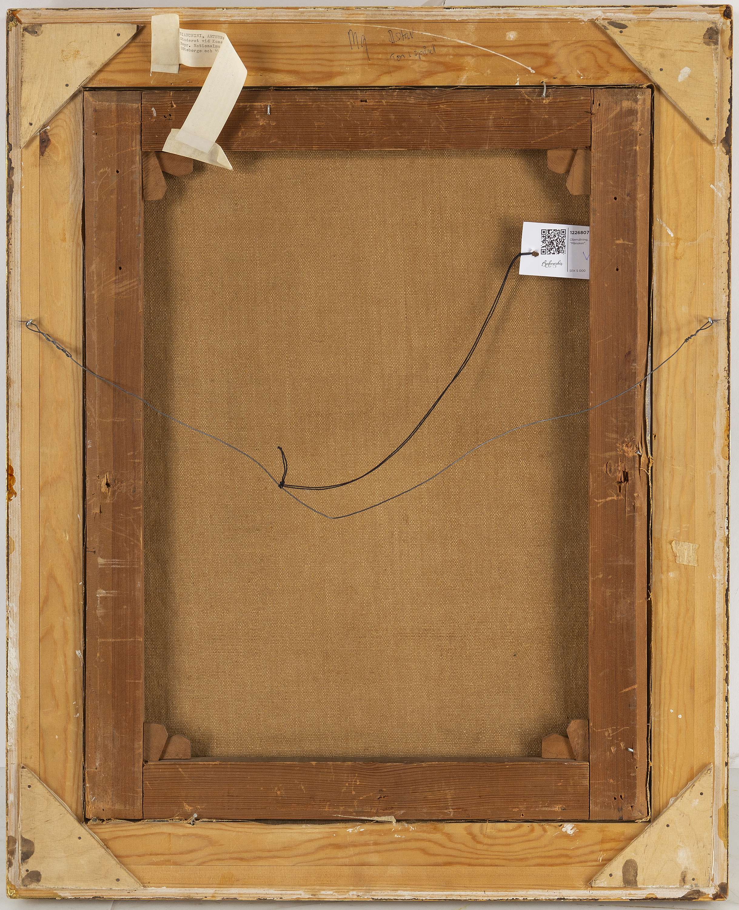 ARTHUR BIANCHINI, oil on canvas, signed. - Bukowskis