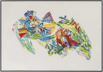 BJÖRN WESSMAN, watercolour, signed and dated -82. - Bukowskis