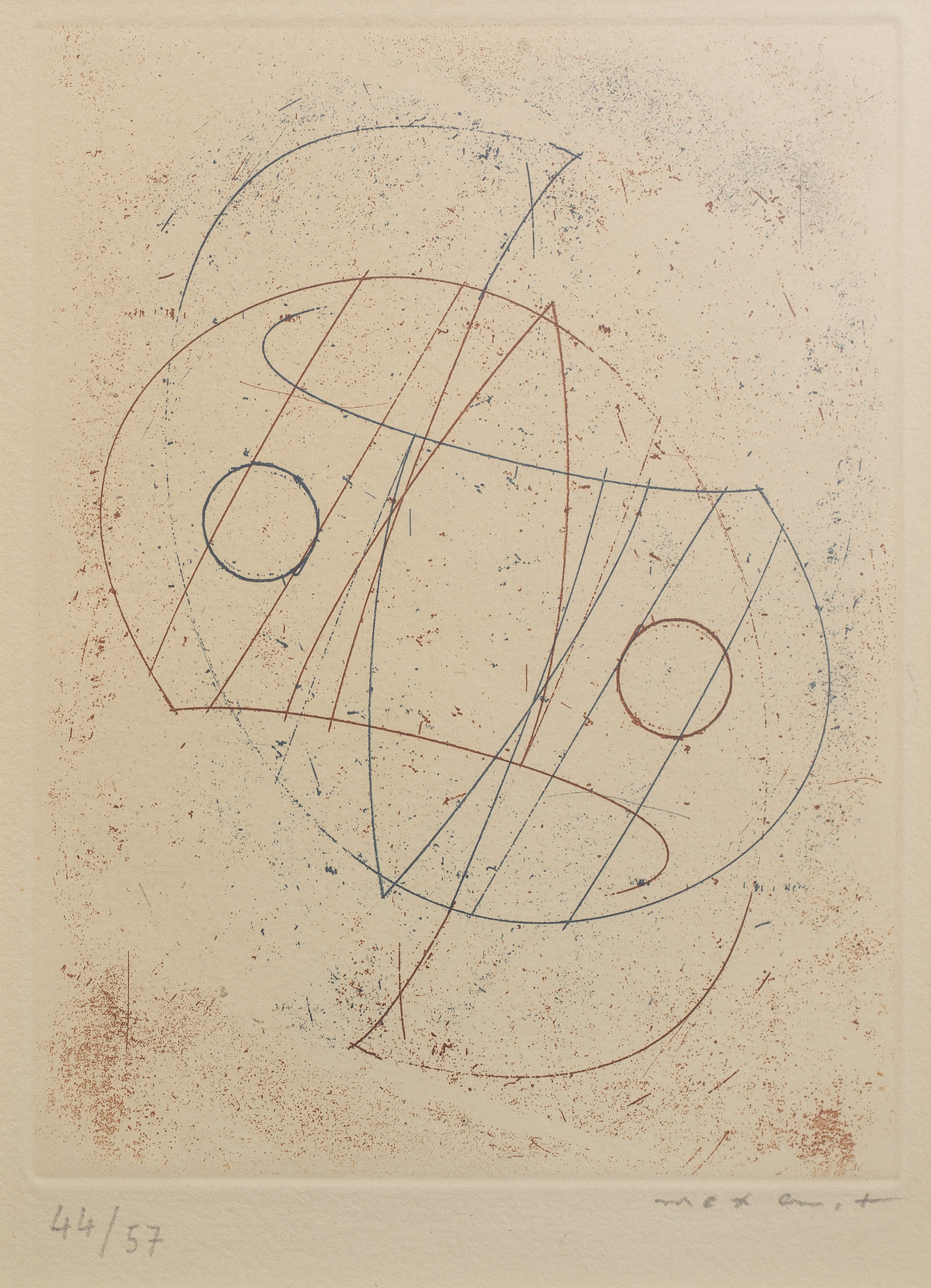 MAX ERNST, etching signed and numbered 44/57. - Bukowskis