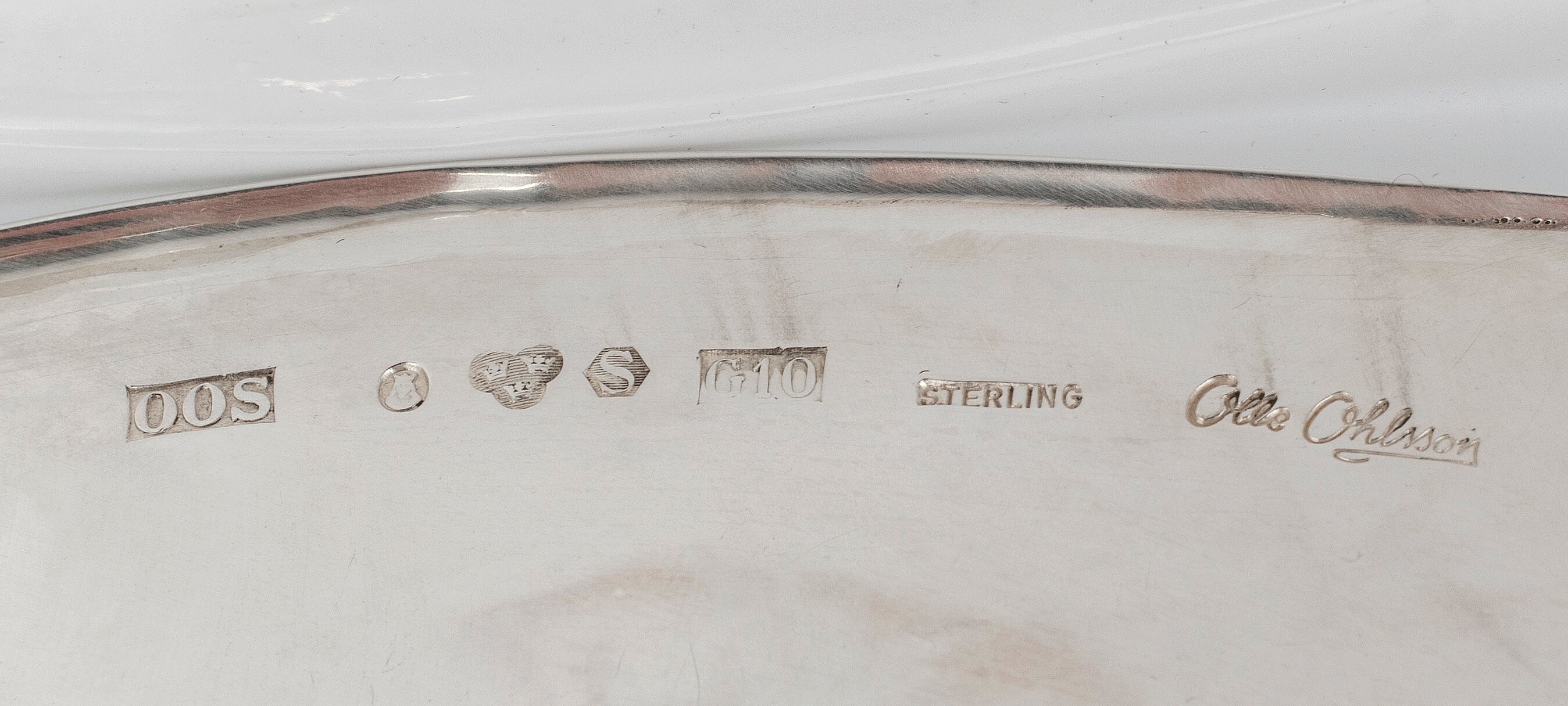 Olle Ohlsson, a sterling silver dish, Stockholm 1981. - Bukowskis