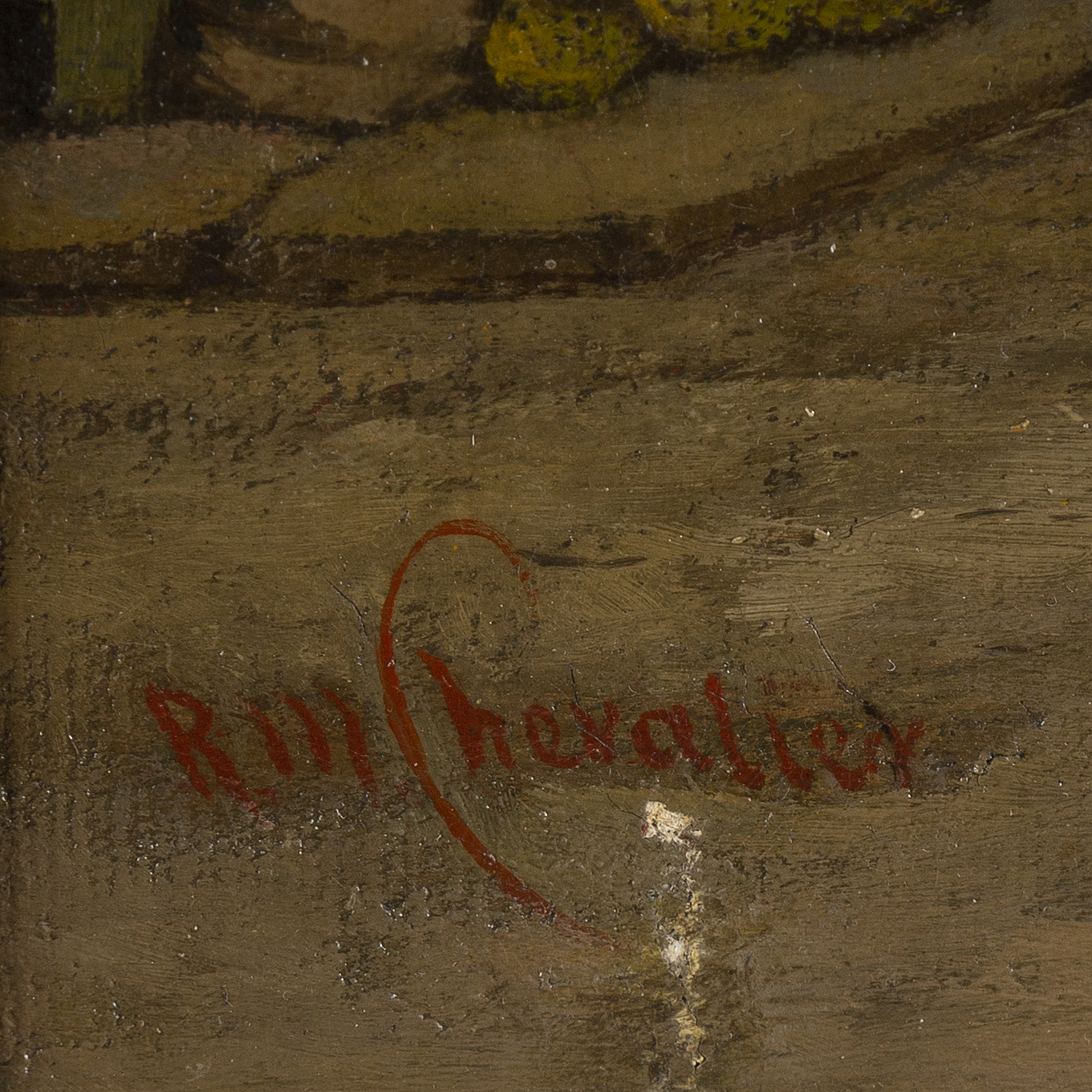 ROBERT MAGNUS CHEVALIER, oil on canvas, signed. - Bukowskis