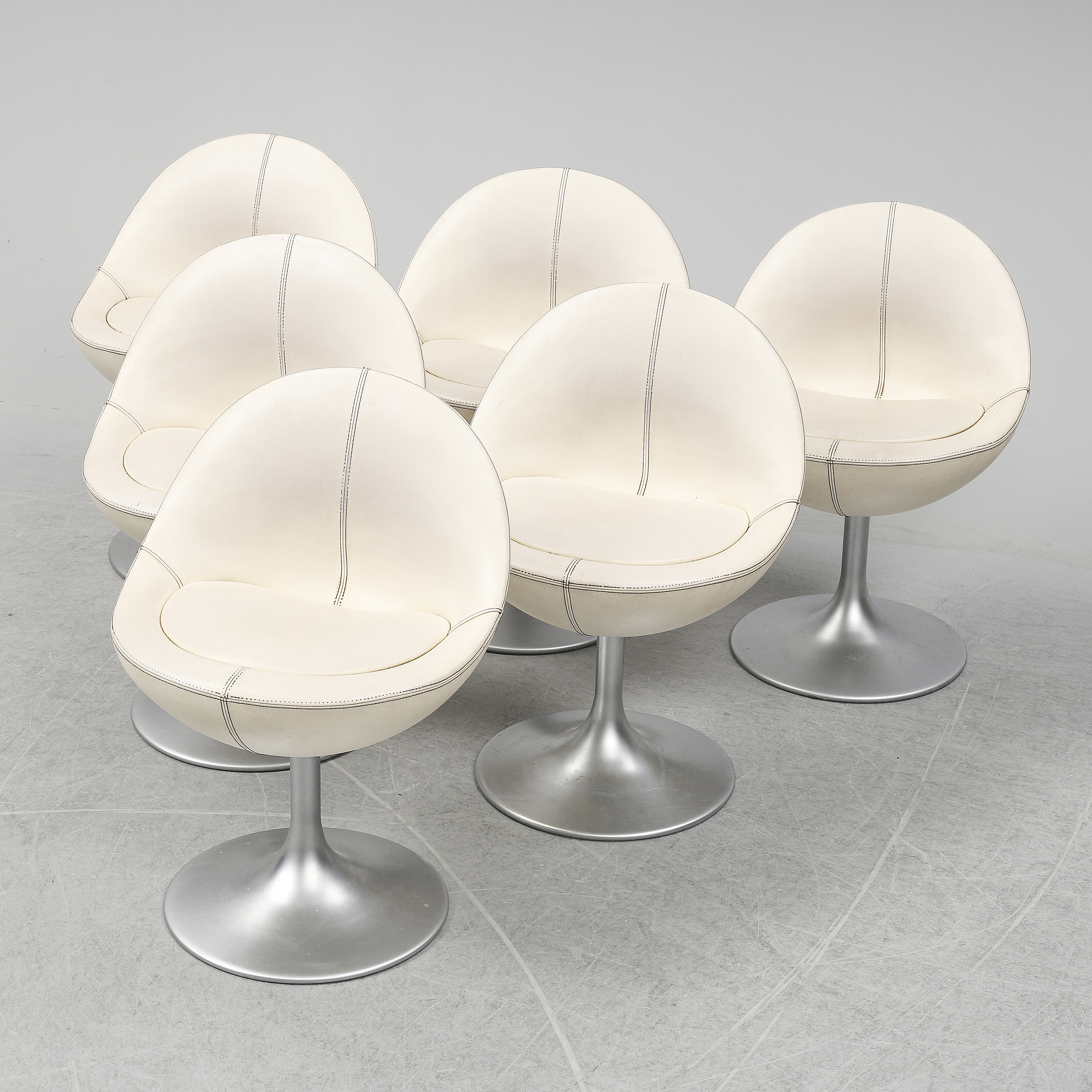 Six 'Venus' chairs by Johansson Design. - Bukowskis