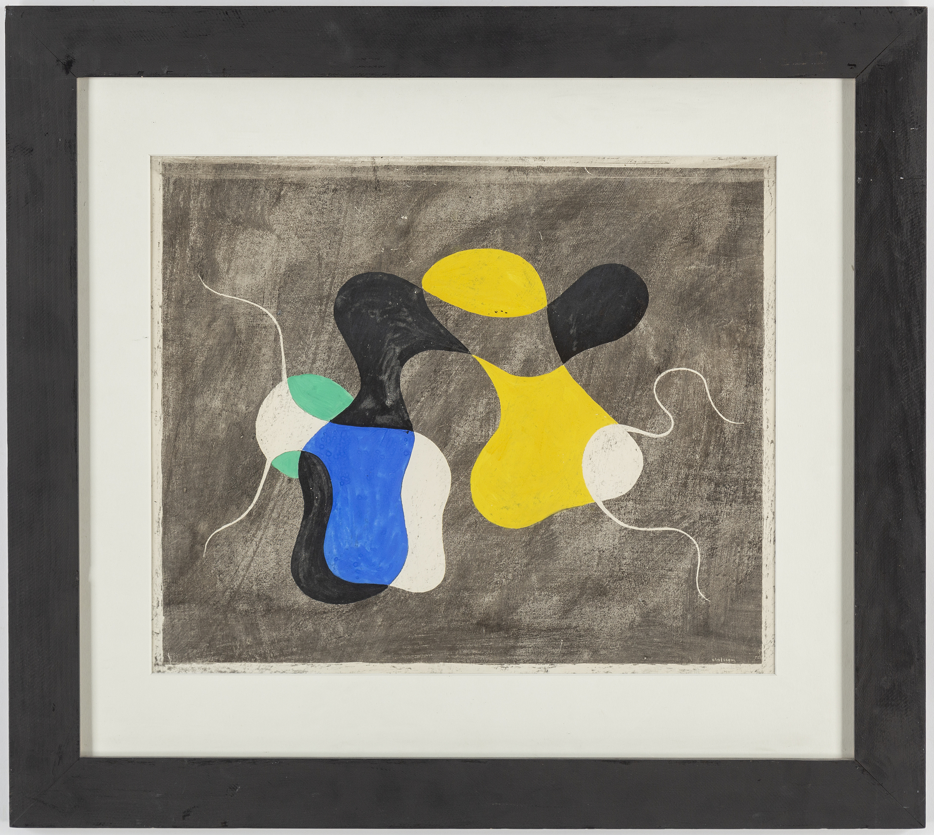 PIERRE OLOFSSON, vax, tusch och gouache, signerad olofsson. - Bukowskis