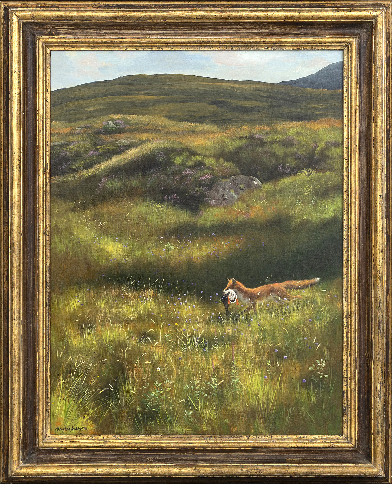 DOUGLAS ANDERSON, a signed oilpainting on board. - Bukowskis