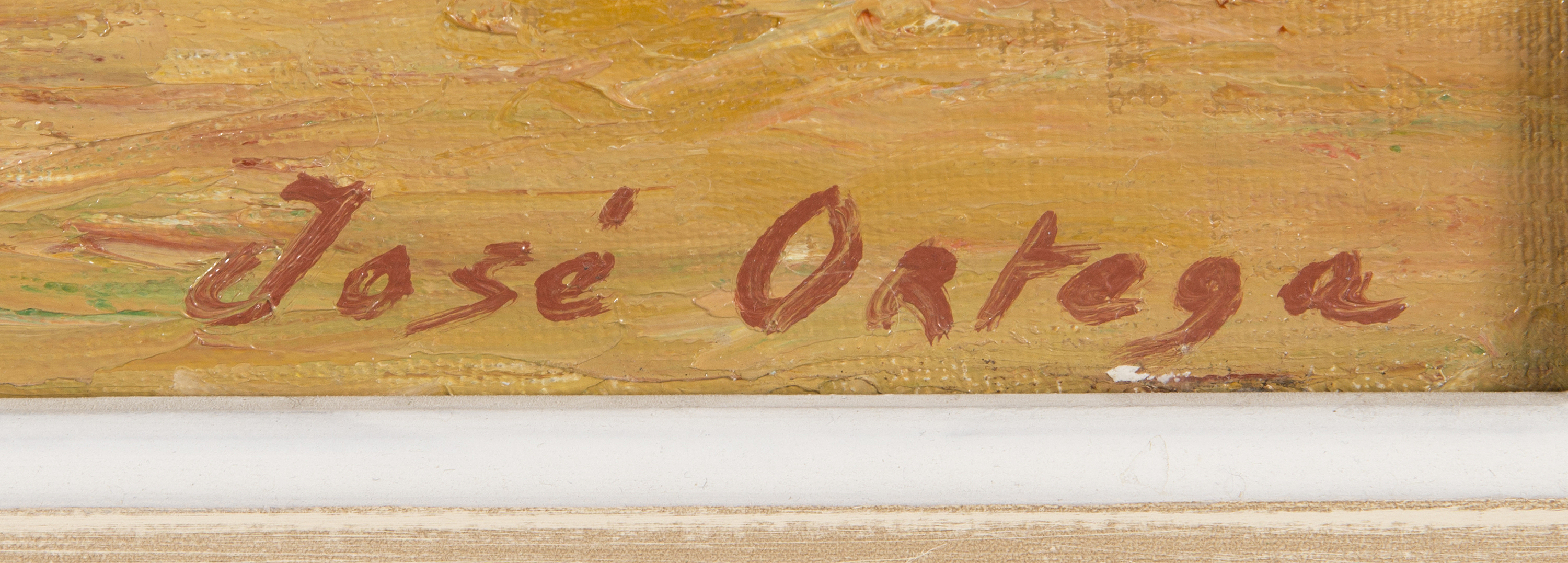 JOSE ORTEGA, oil on canvas, signed. - Bukowskis