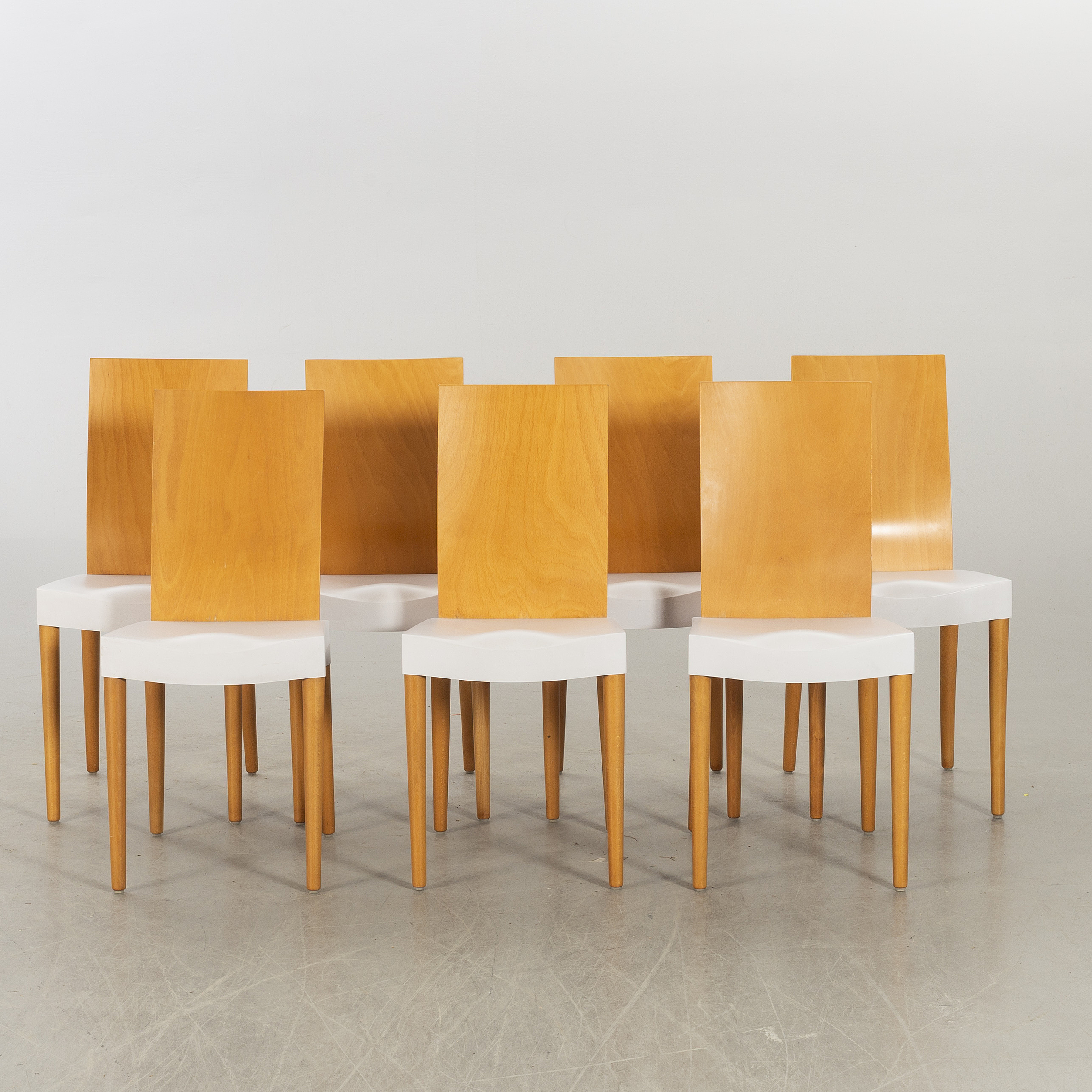 PHILIPPE STARCK, chairs , 6+1 , "Miss Trip", Kartell, Ca 2000. - Bukowskis