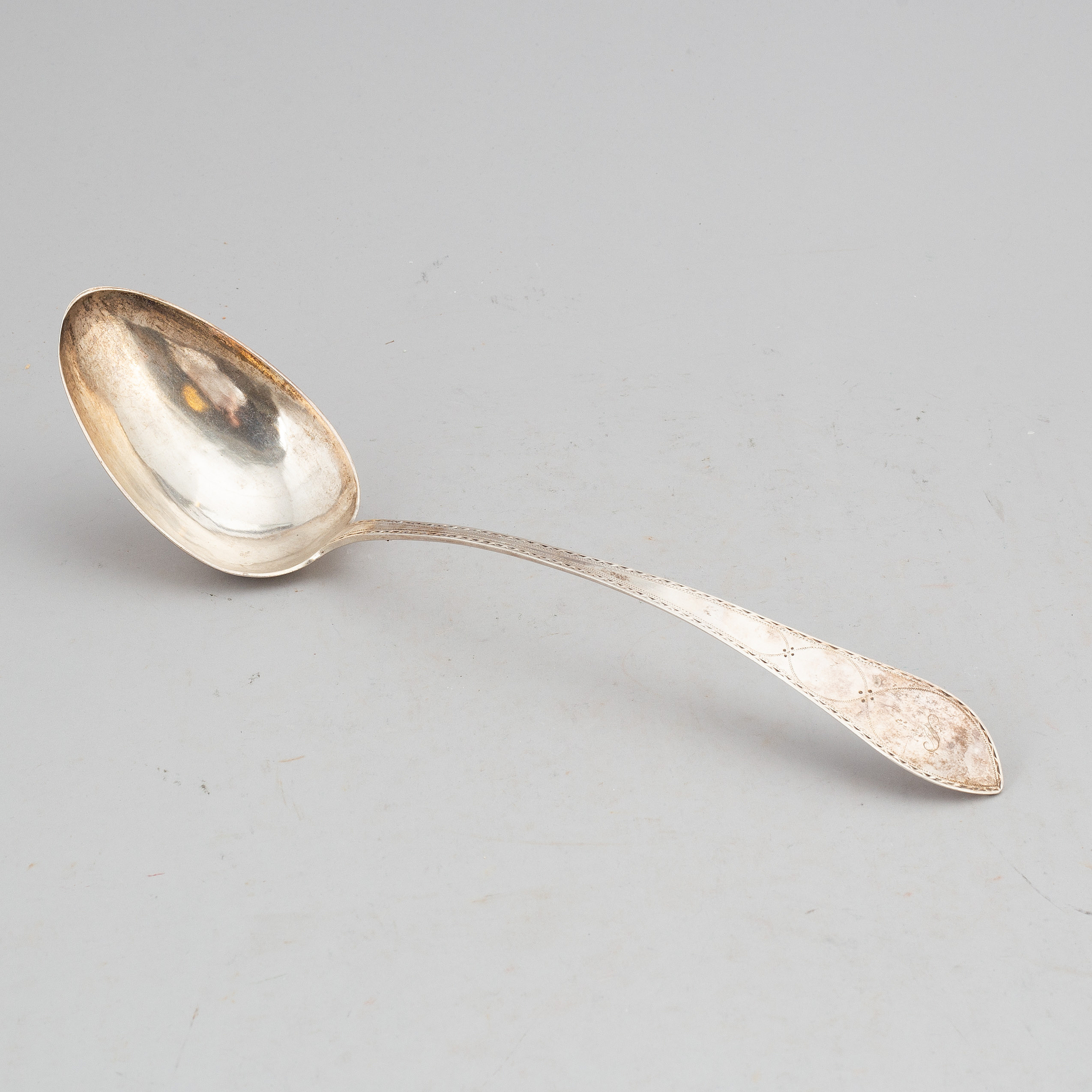 PETER FABRICIUS, a large silver spoon, Copenhagen, probably 1799. - Bukowskis