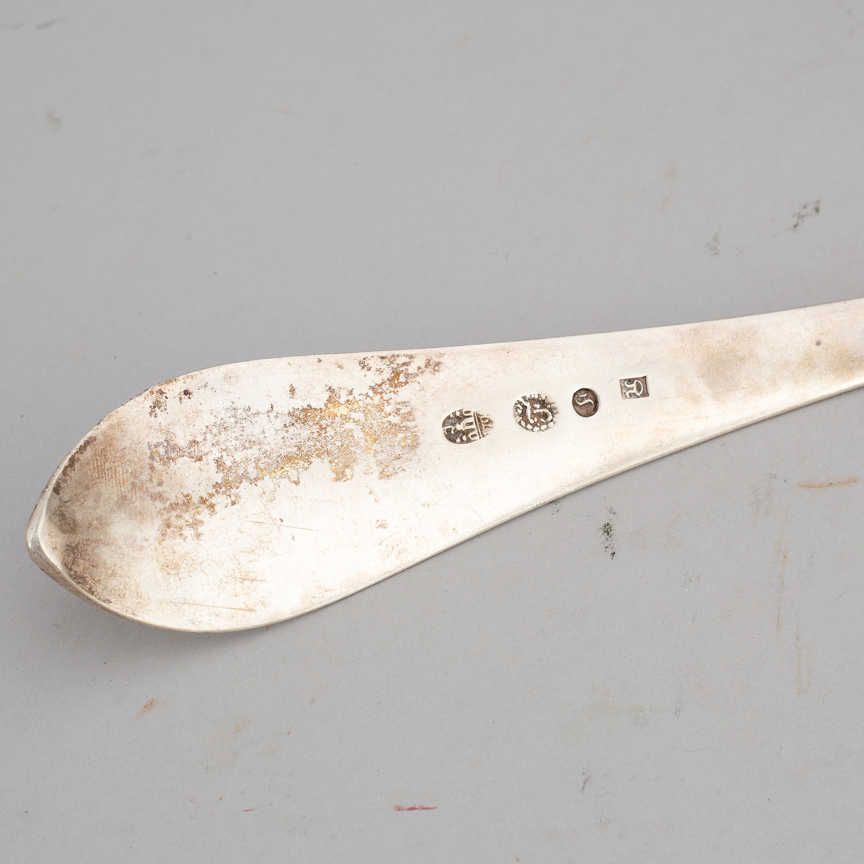PETER FABRICIUS, a large silver spoon, Copenhagen, probably 1799 ...