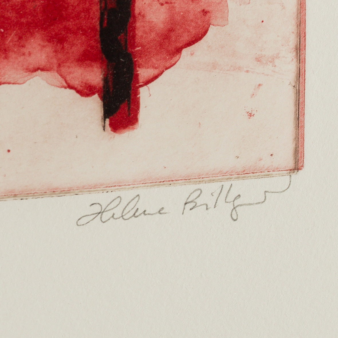 HELENE BILLGREN, etching in colours, signed 61/250. - Bukowskis