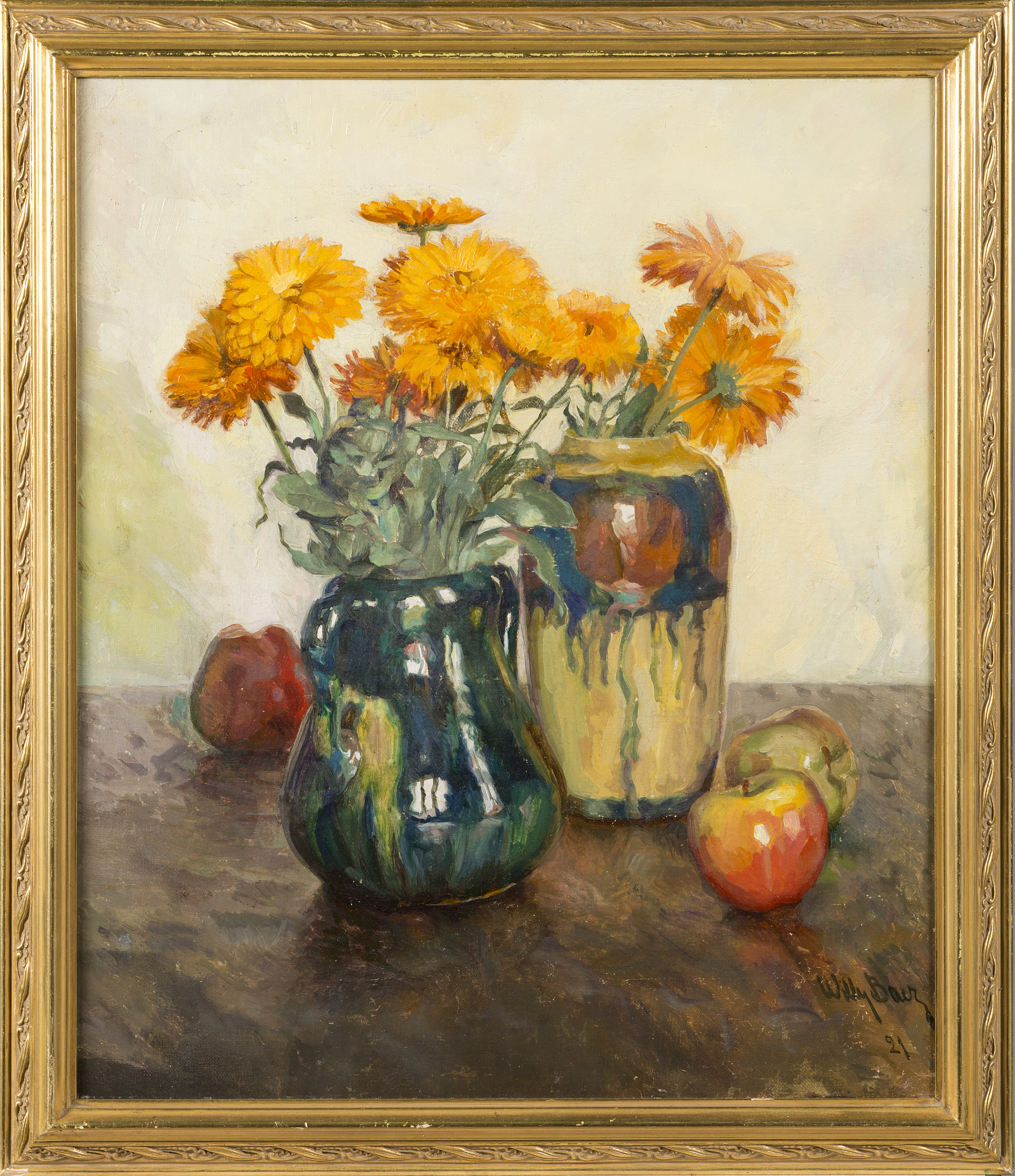 WILLY BAER, oil on canvas, signed and dated -21. - Bukowskis