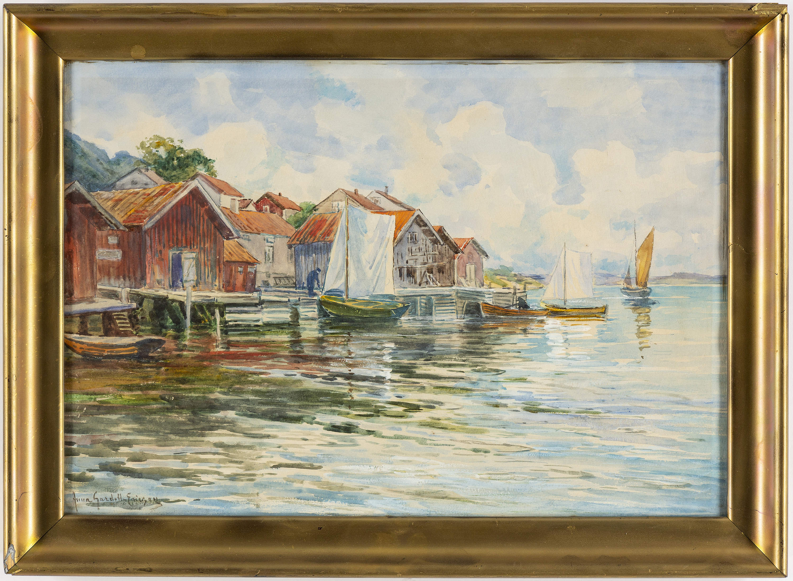 ANNA GARDELL-ERICSON, akvarell, signerad. - Bukowskis