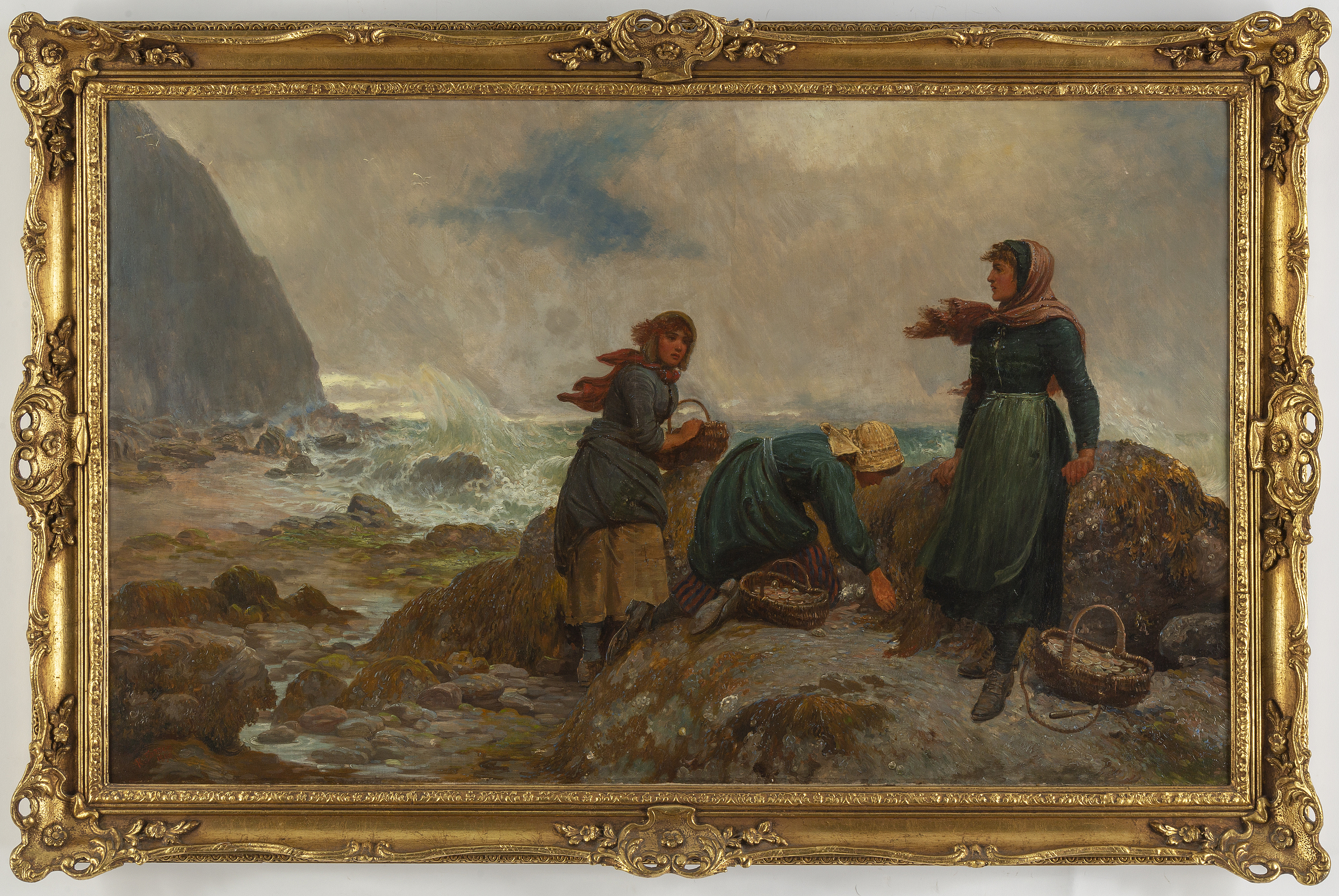 ROBERT FARREN, oil on canvas, signed. - Bukowskis