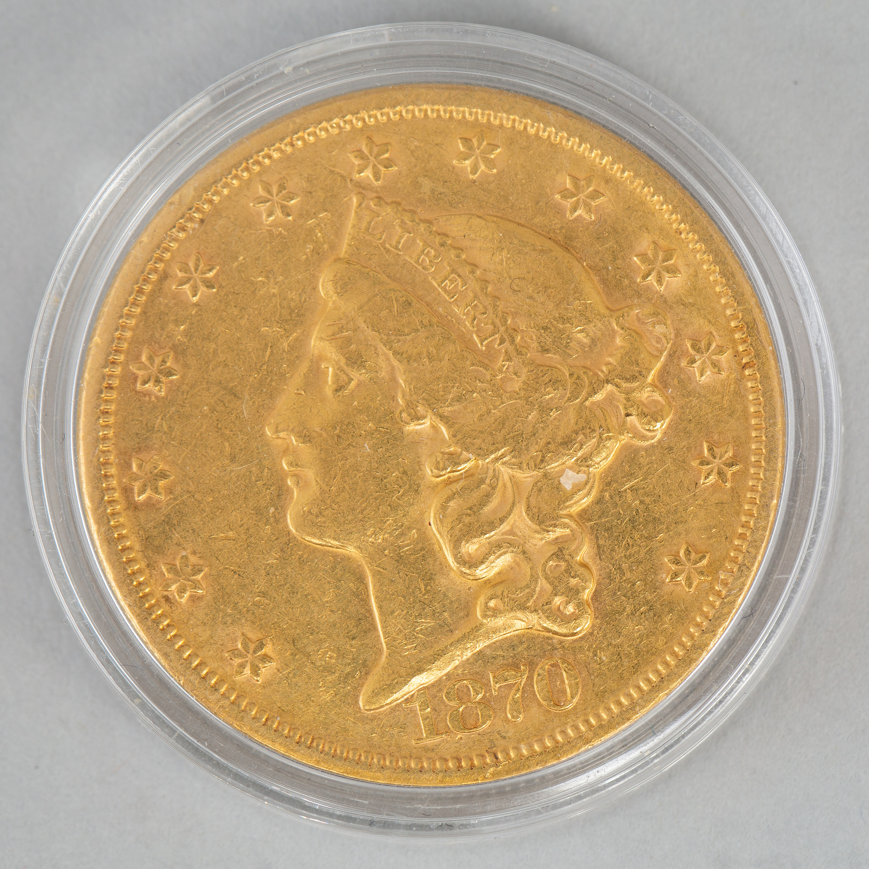 GULDMYNT, USA, 20 dollar, 1870. - Bukowskis