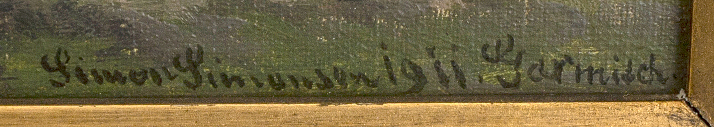 SIMON SIMONSEN, a signed and dated oil painting on canvas. - Bukowskis