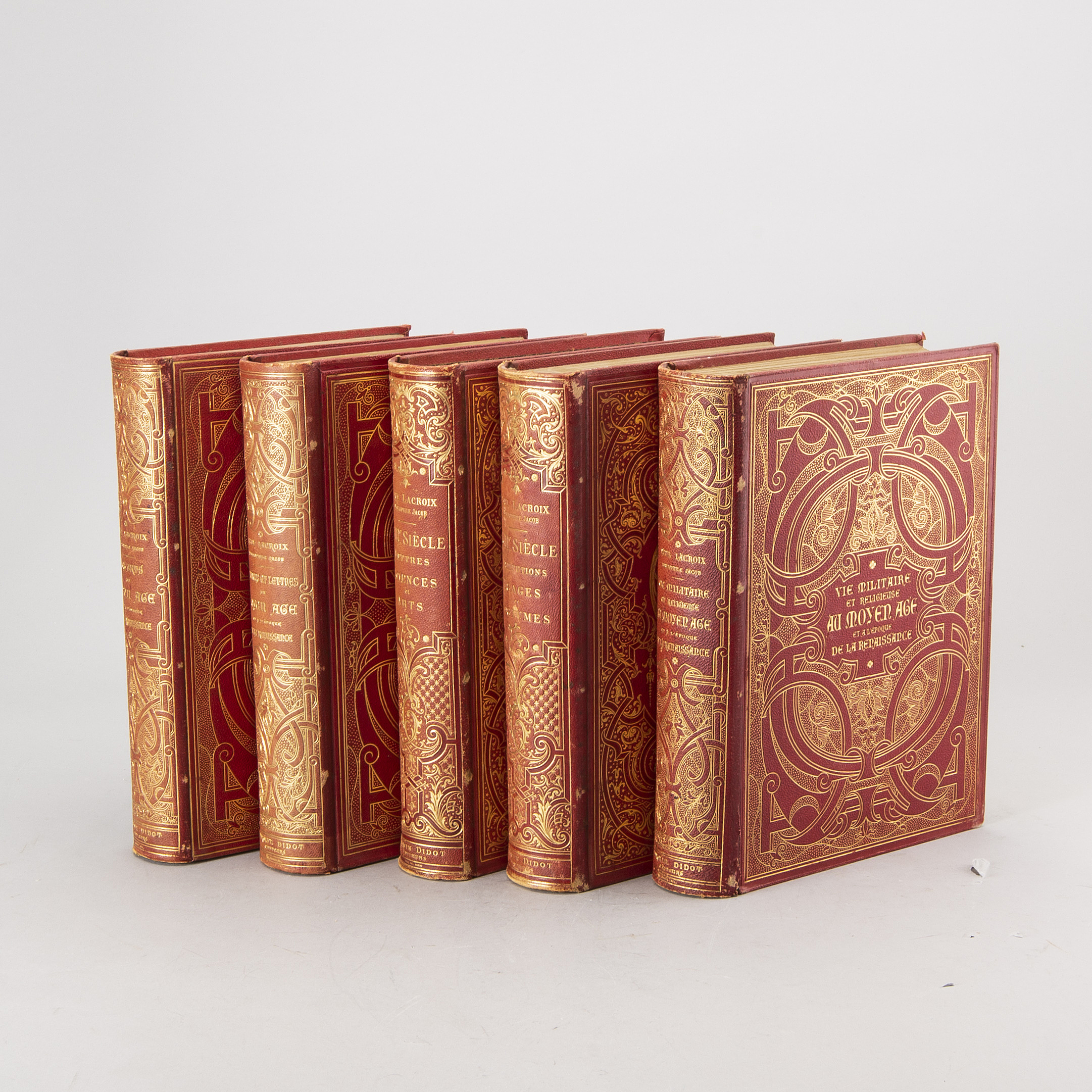 PAUL LACROIX, 5 vol, Le Bibliophile Jacob, Paris Fermin-Didot. - Bukowskis