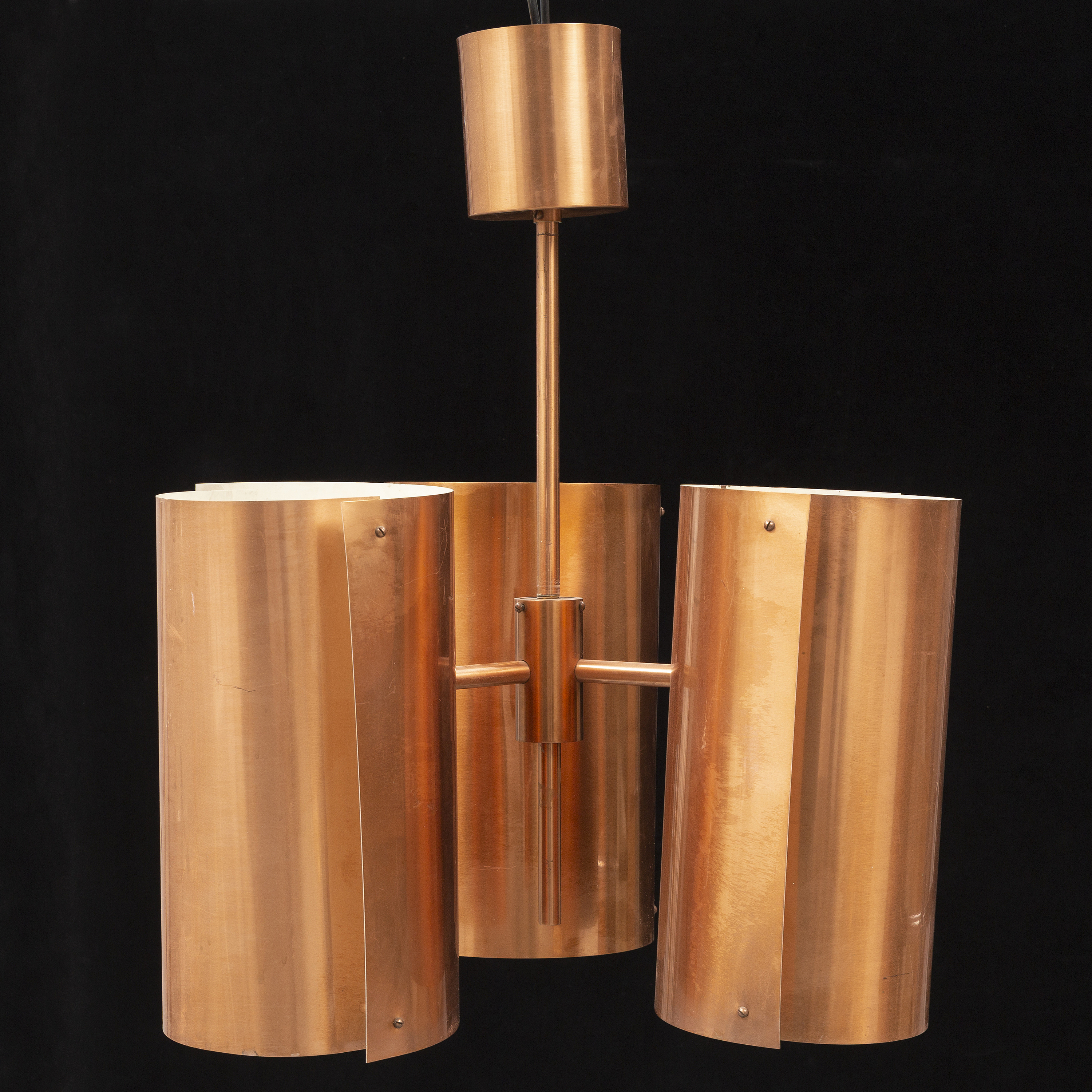 A copper ceiling light. - Bukowskis