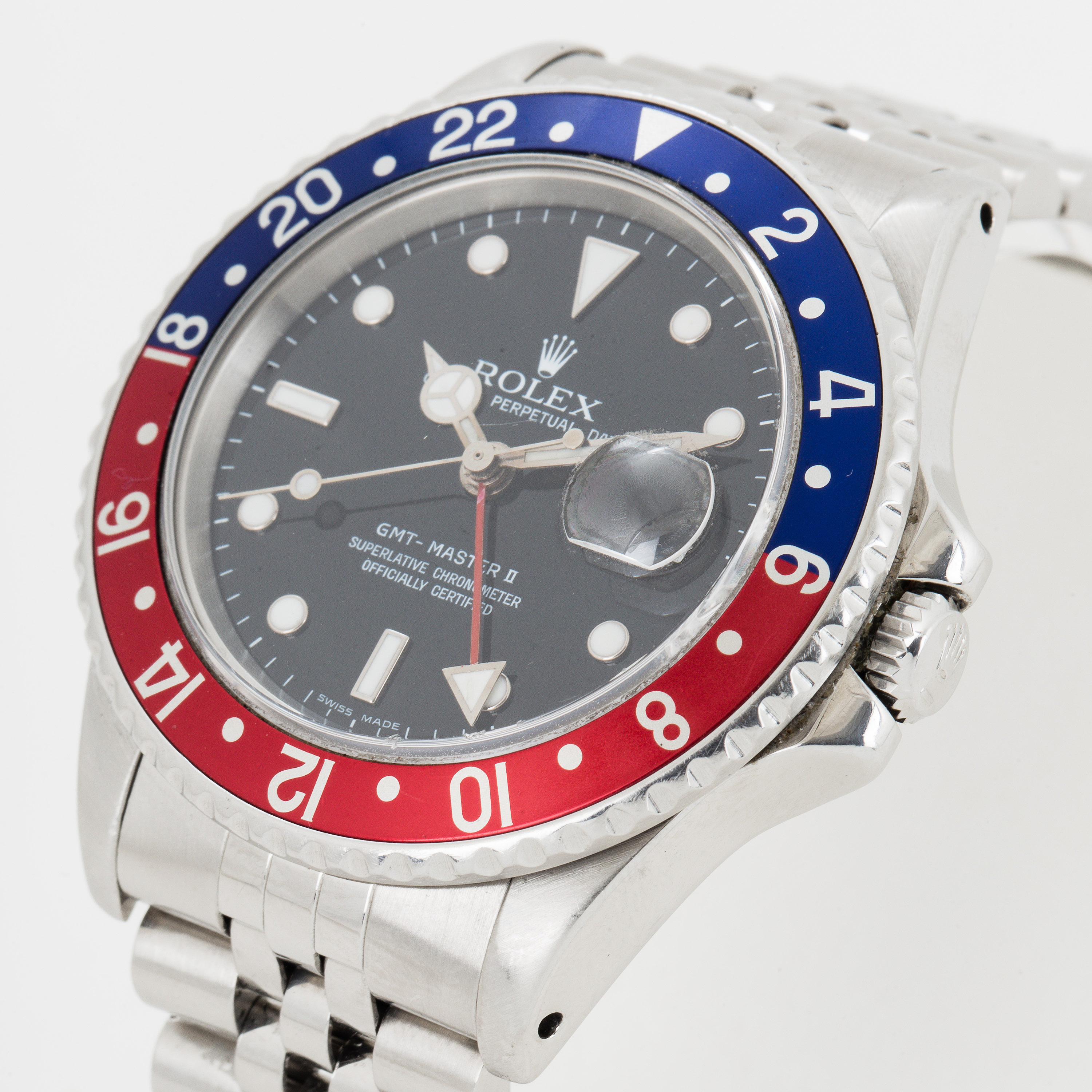 ROLEX, GMT-Master II, "Fat Lady", wristwatch, 40 mm. - Bukowskis
