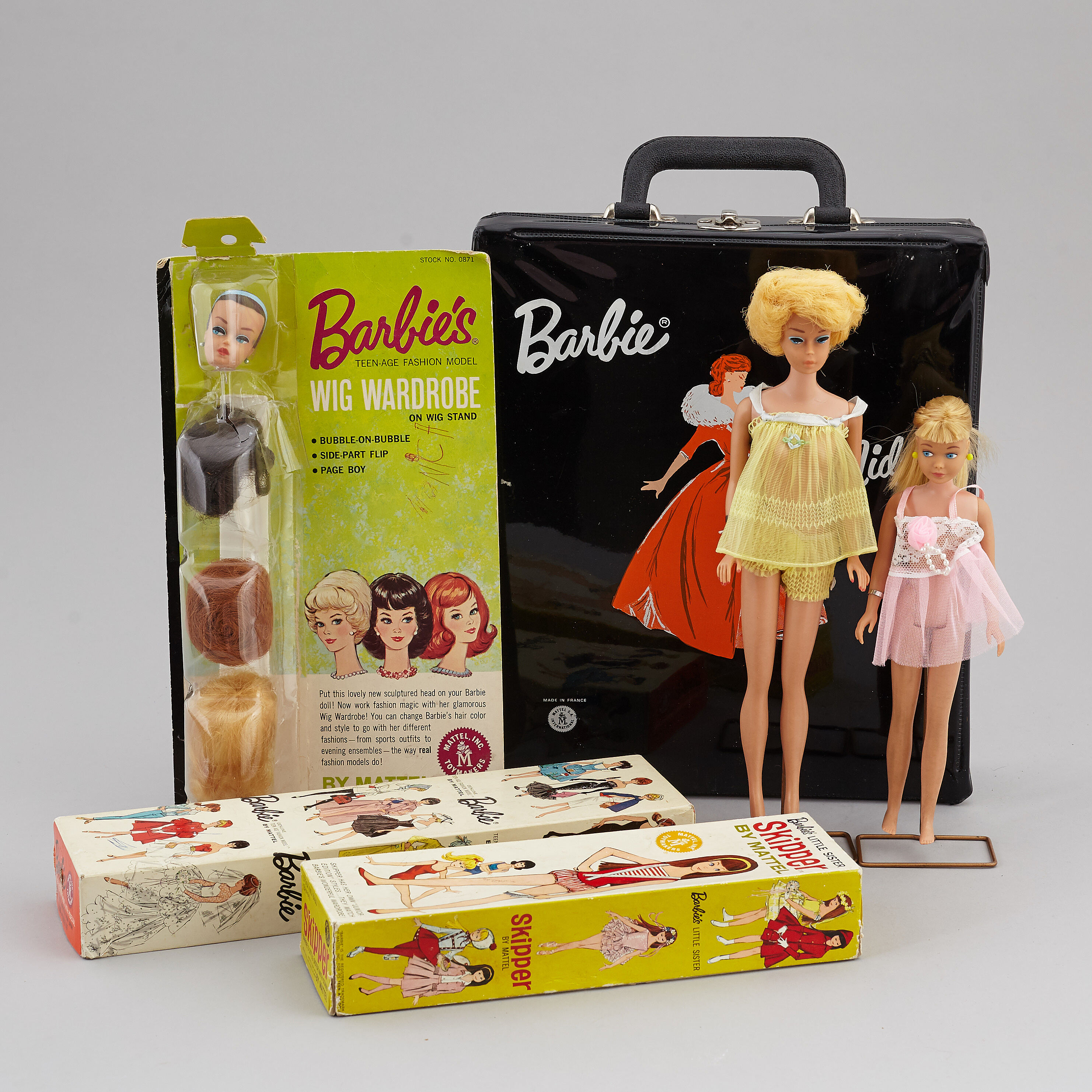 Two Barbie Dolls With Accessories Mattel 1960 s Bukowskis