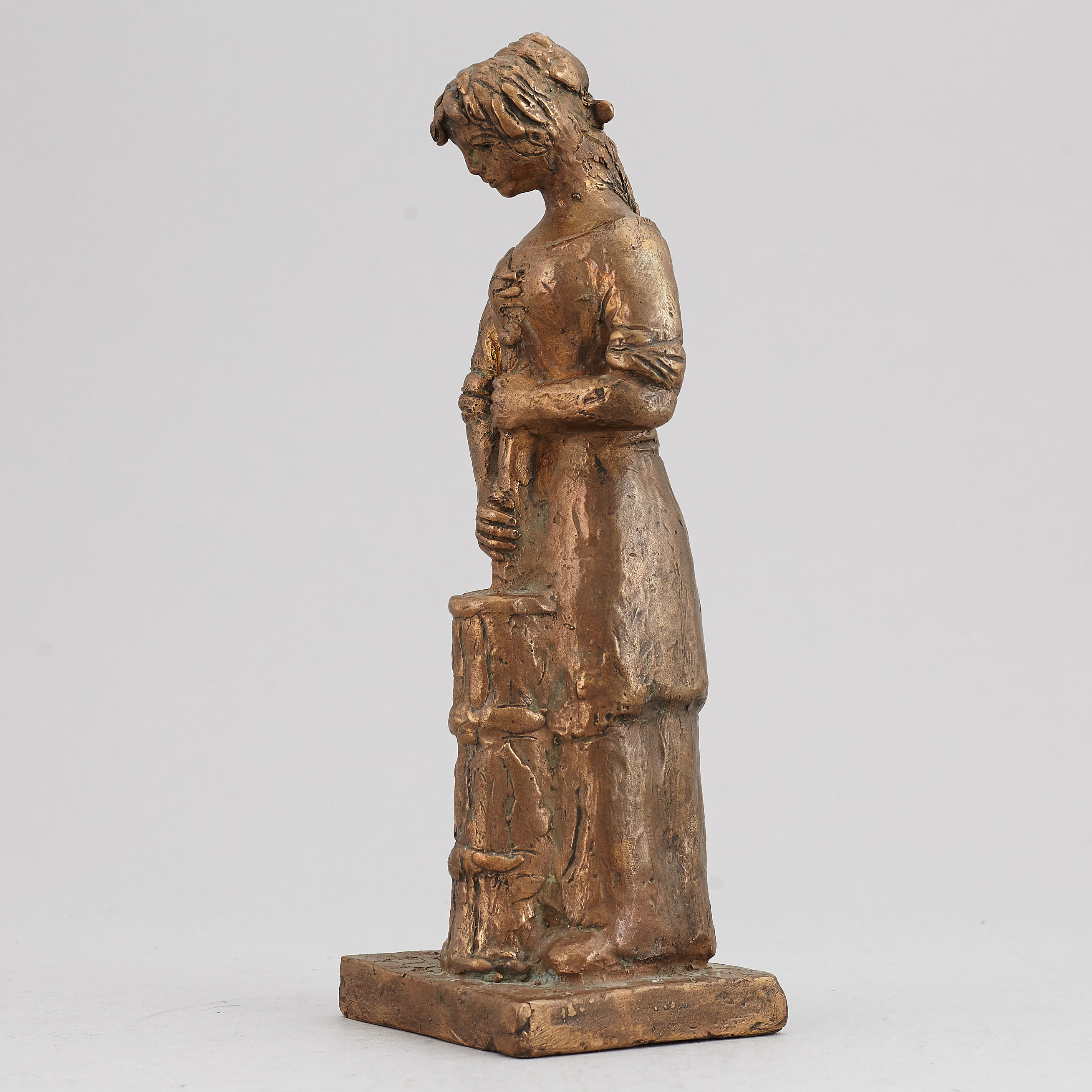 MATTI HAUPT, sculpture, bronze, signed Matti Haupt. - Bukowskis