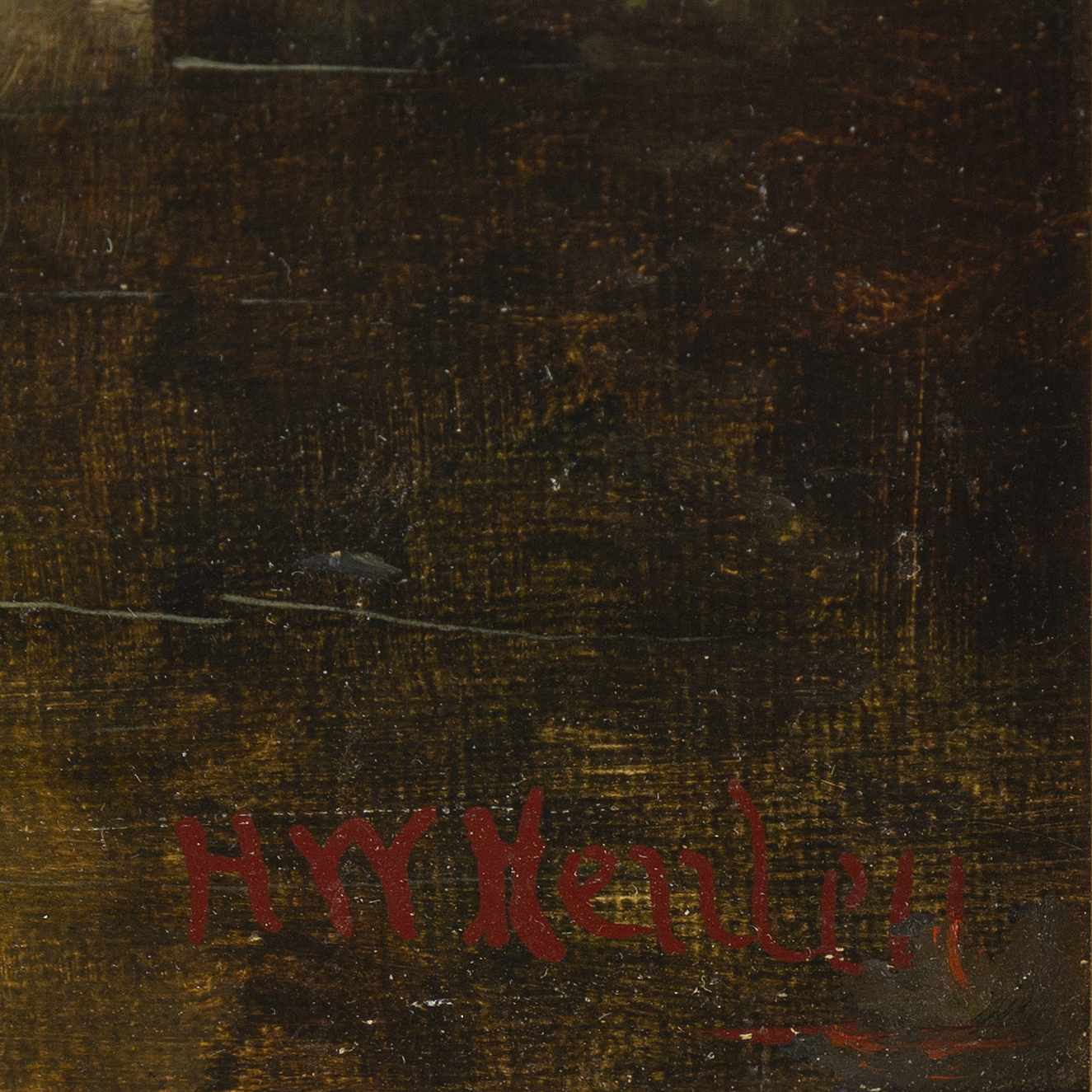 HENRY W. HENLEY, oil on canvas/panel, signed. - Bukowskis