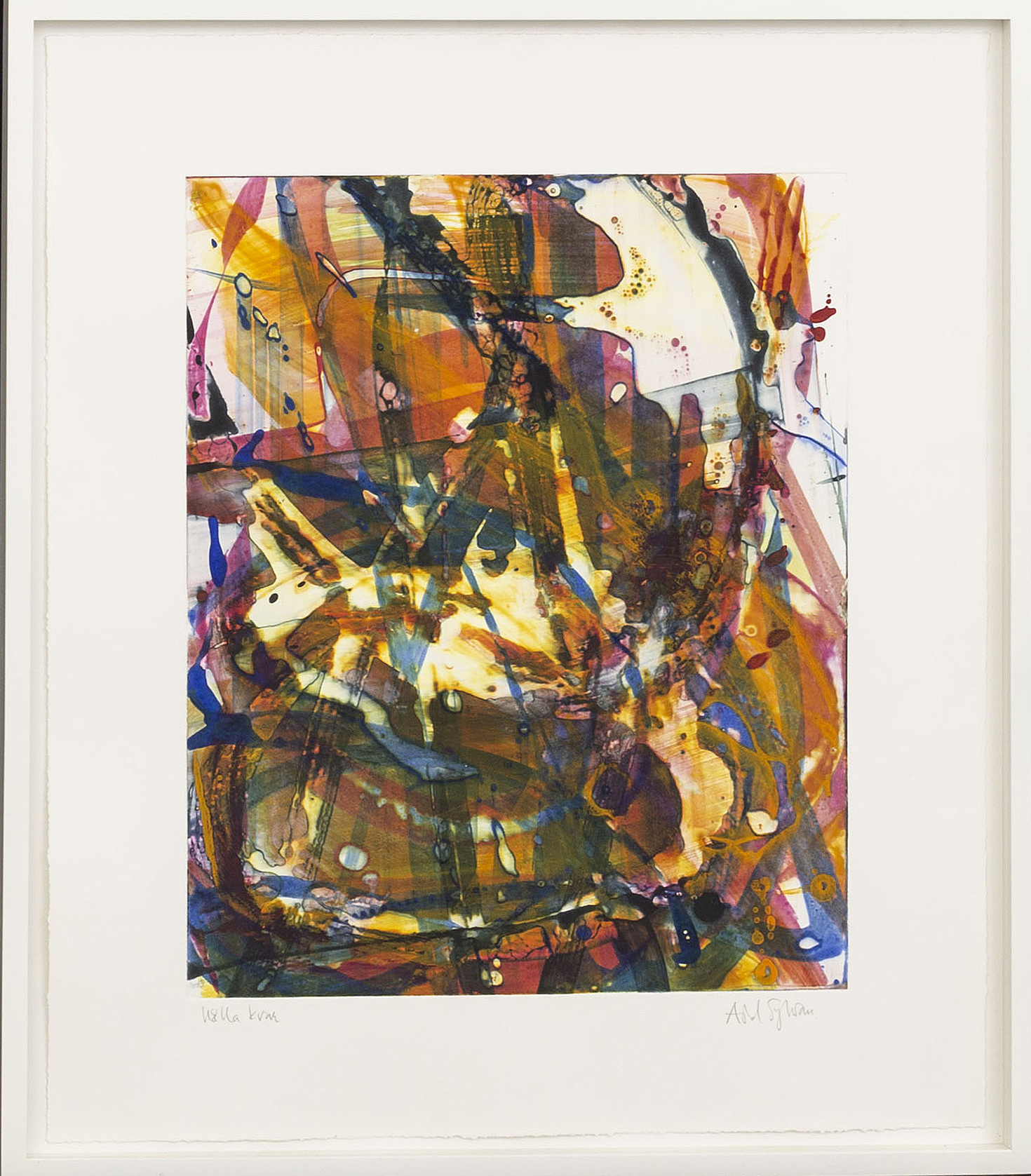 ASTRID SYLWAN, monotyp, signerad och daterad 2017. - Bukowskis