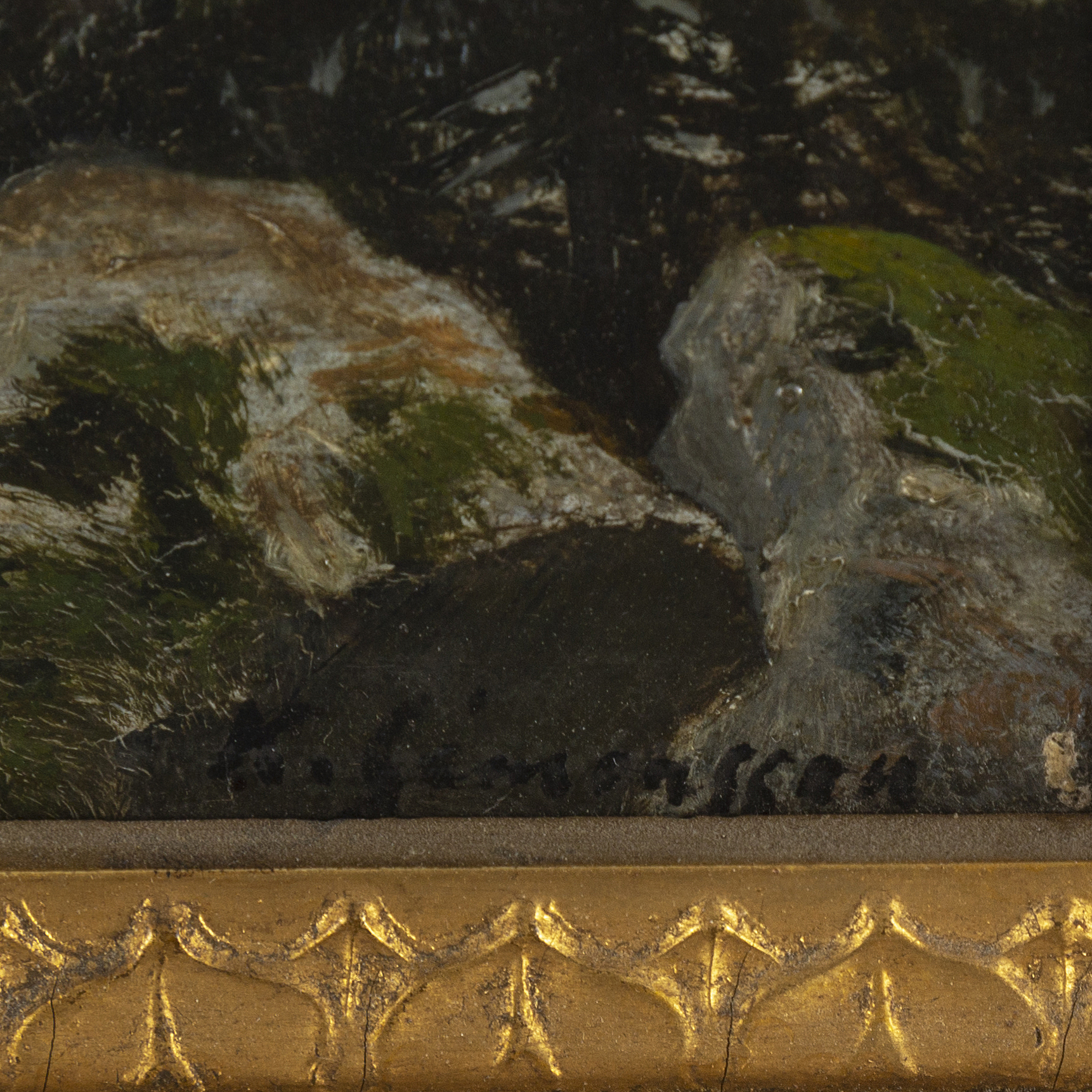 KONRAD SIMONSSON, oil on canvas/paper-panel, 2, signed. - Bukowskis