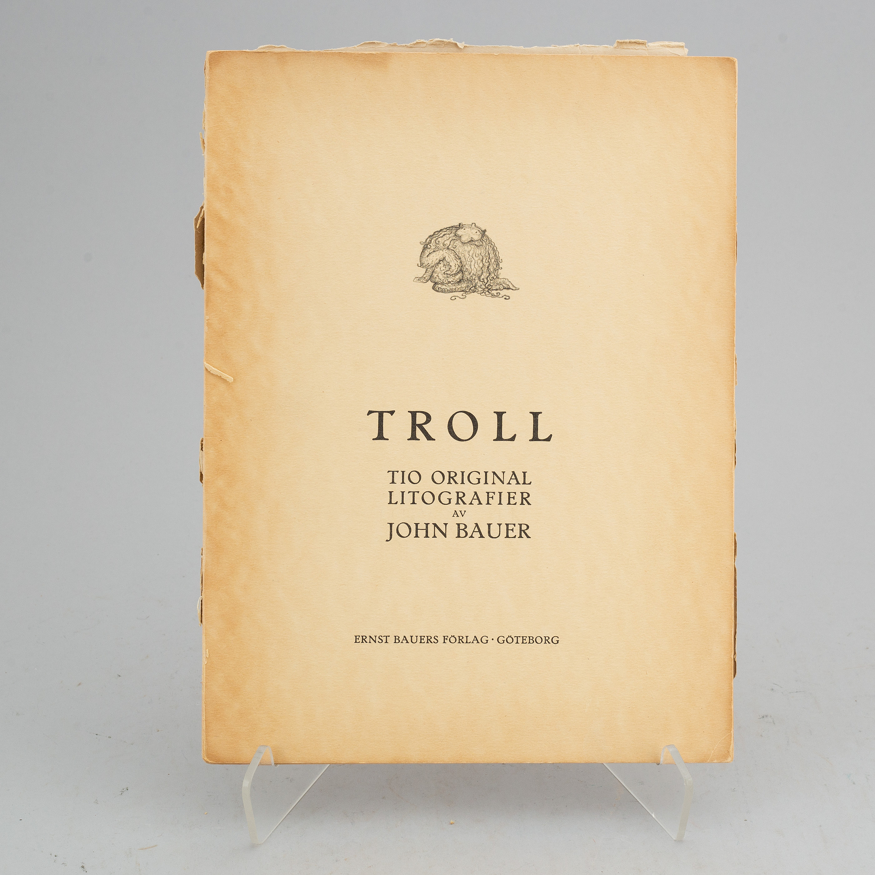 JOHN BAUER, "Troll", ten litographs by John Bauer, Ernst Bauers Förlag ...