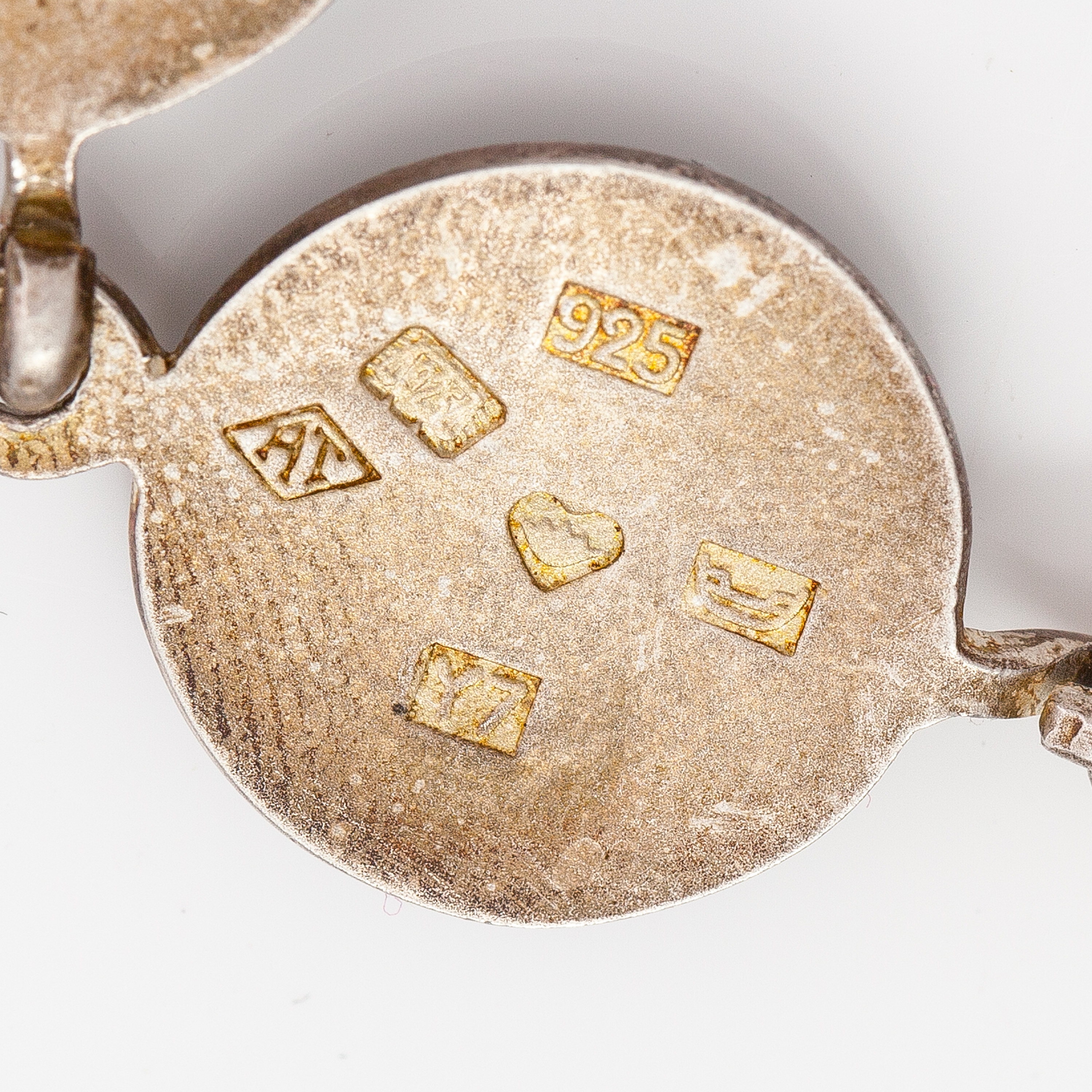 A TILLANDER, A sterling silver bracelet with enamel. Helsinki 1976 ...