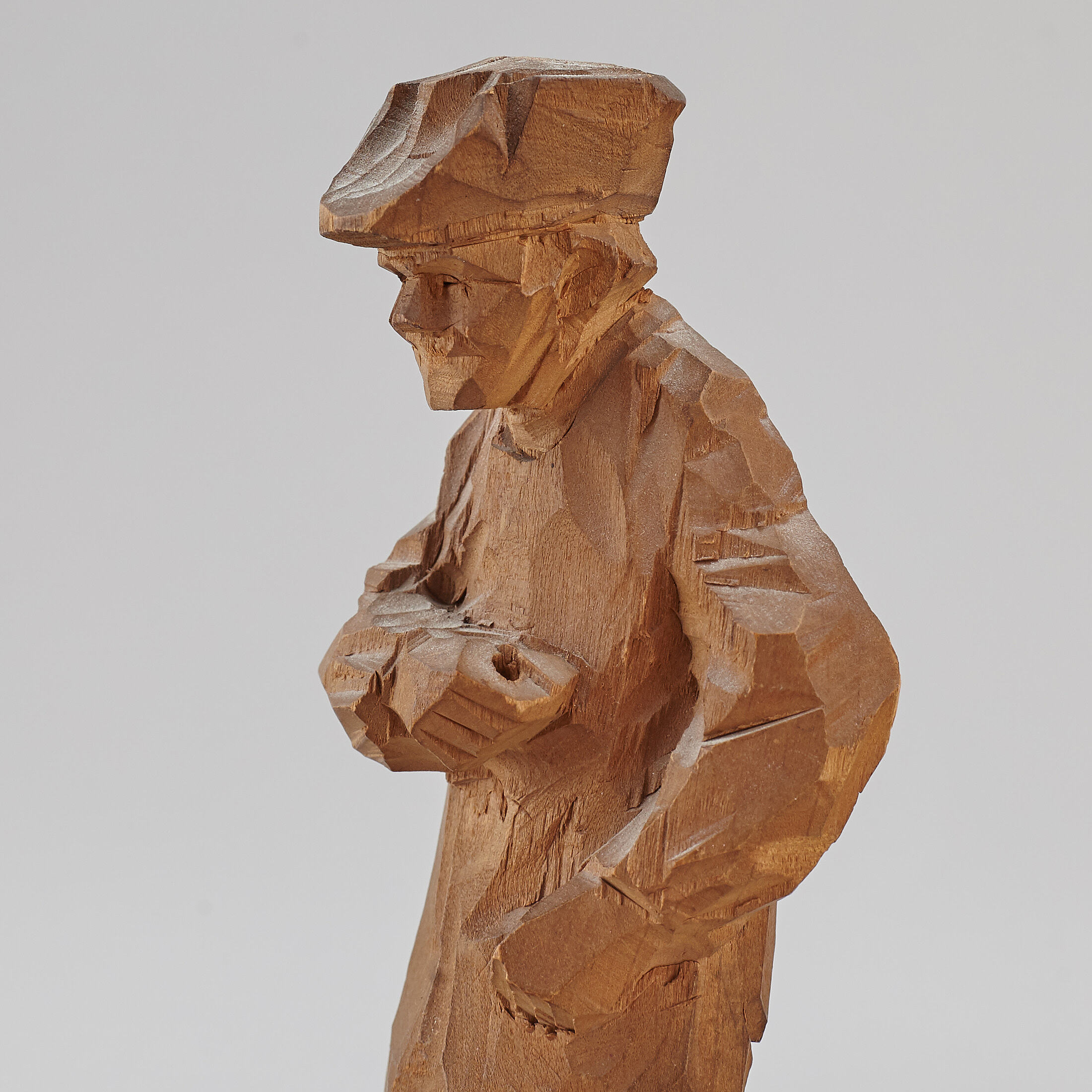 AXEL PETERSSON DÖDERHULTARN, sculptures, wood, 2, stamped signature ...