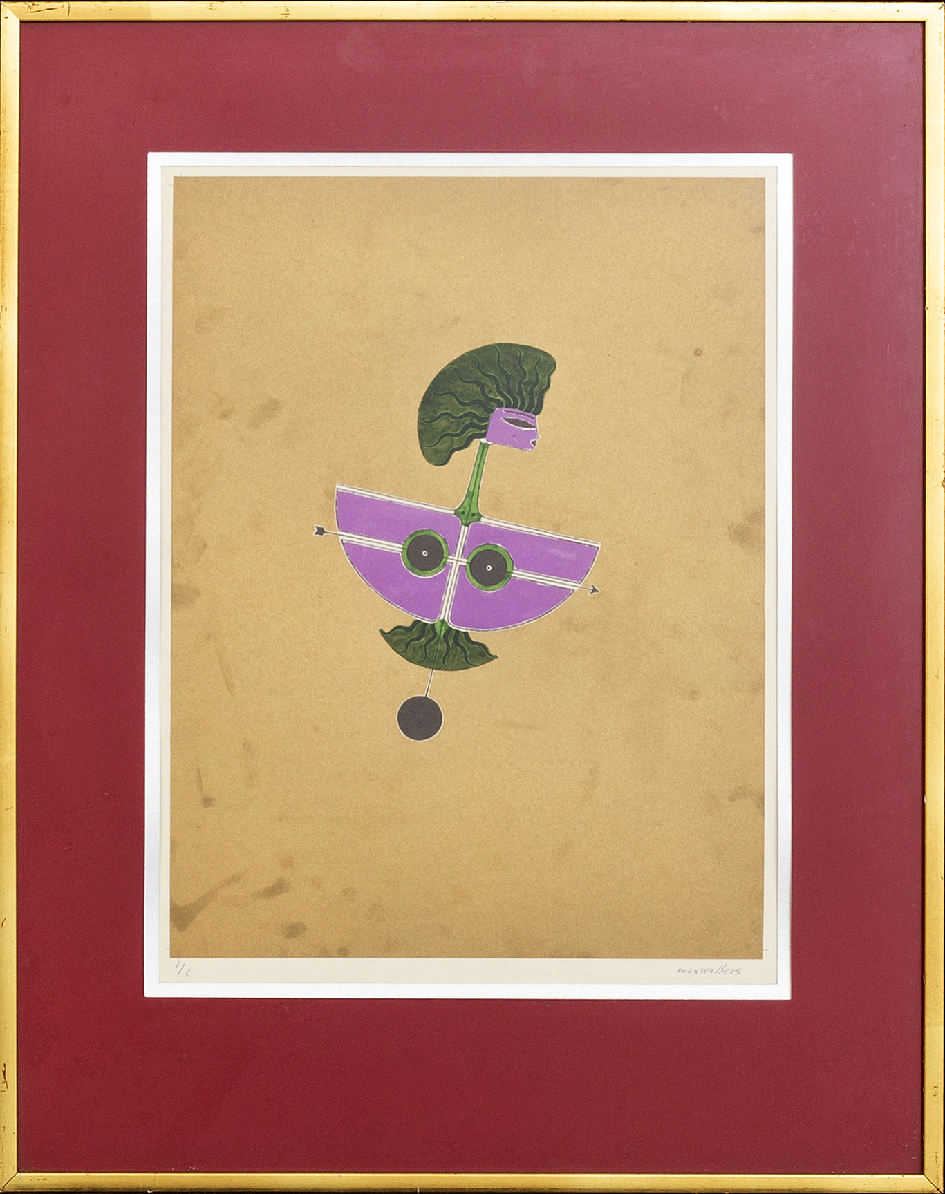 MAX WALTER SVANBERG, a signed and numbered coloured lithograph. - Bukowskis