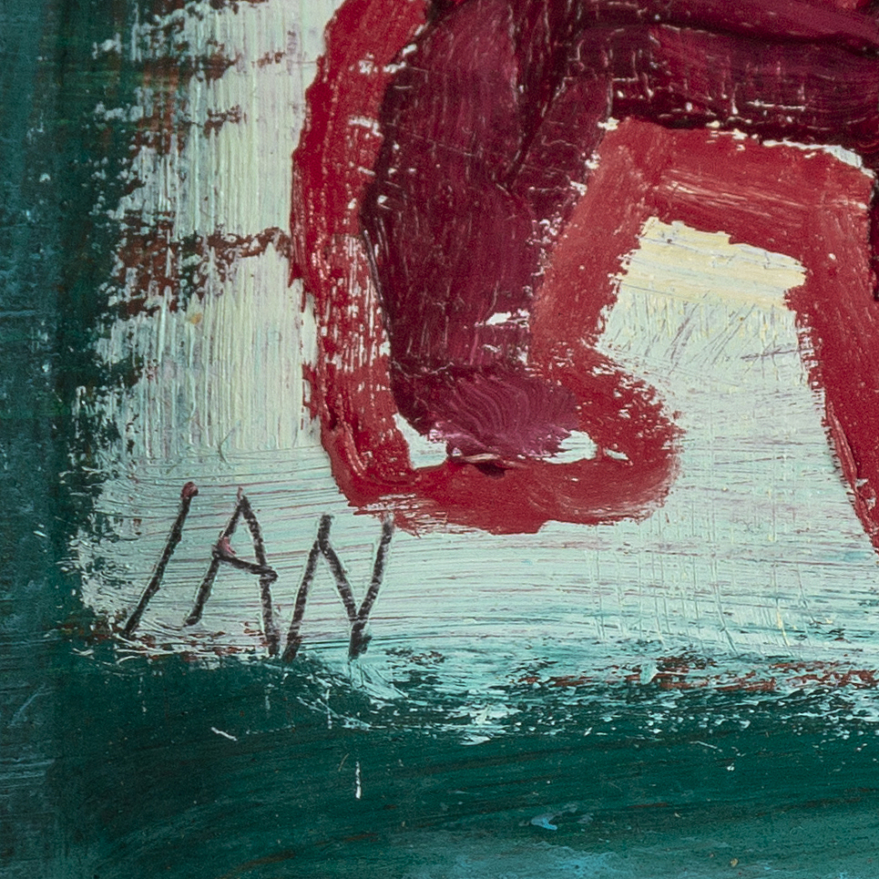 IAN RUSTH, olja på pannå, signerad. - Bukowskis