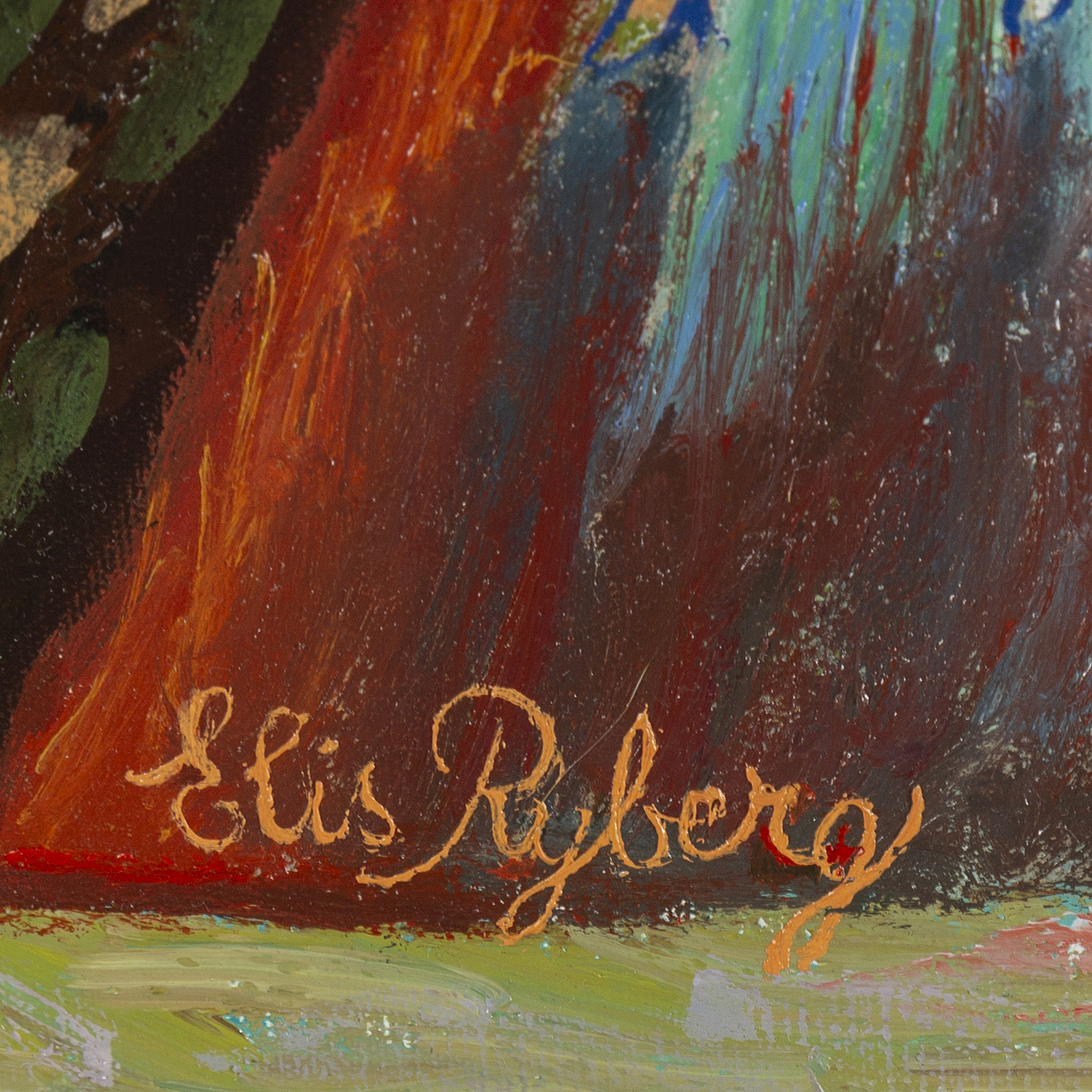 ELIS RYBERG, oil on canvas, signed. - Bukowskis