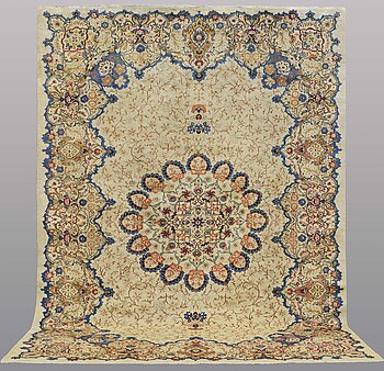 A CARPET, so called Royal keshan, 400 x 285 cm. - Bukowskis