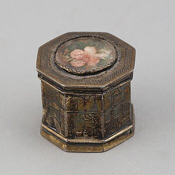 PETER ANDREAS THOMASSON, luktdosa, silver, Karlskrona (1832-1864 ...