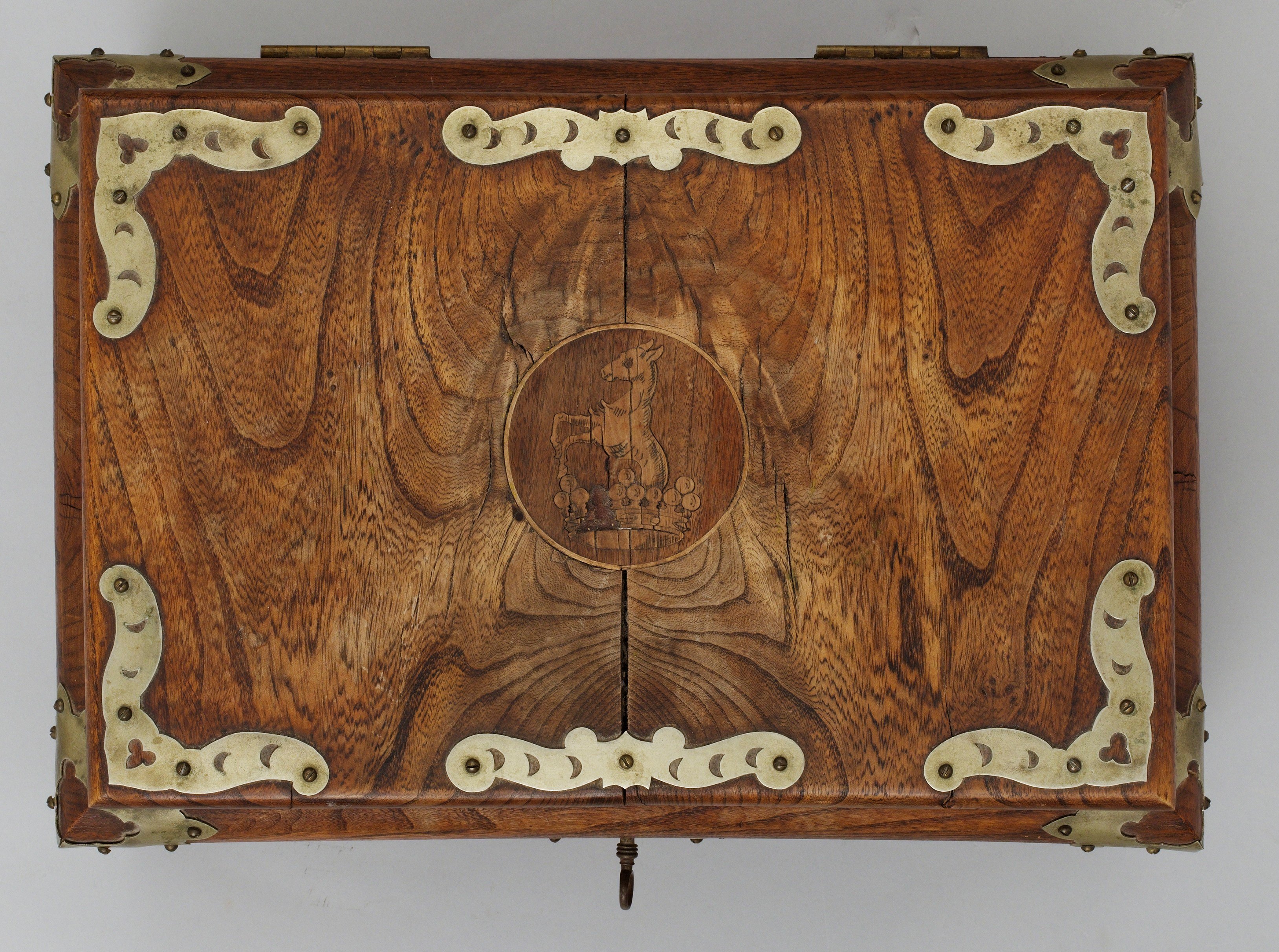 A set of eight armorial Swedish flasks, two baroque, presumably ...