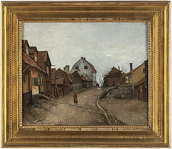 JOHAN KINDBORG, oil on canvas, signed and dated -80. - Bukowskis