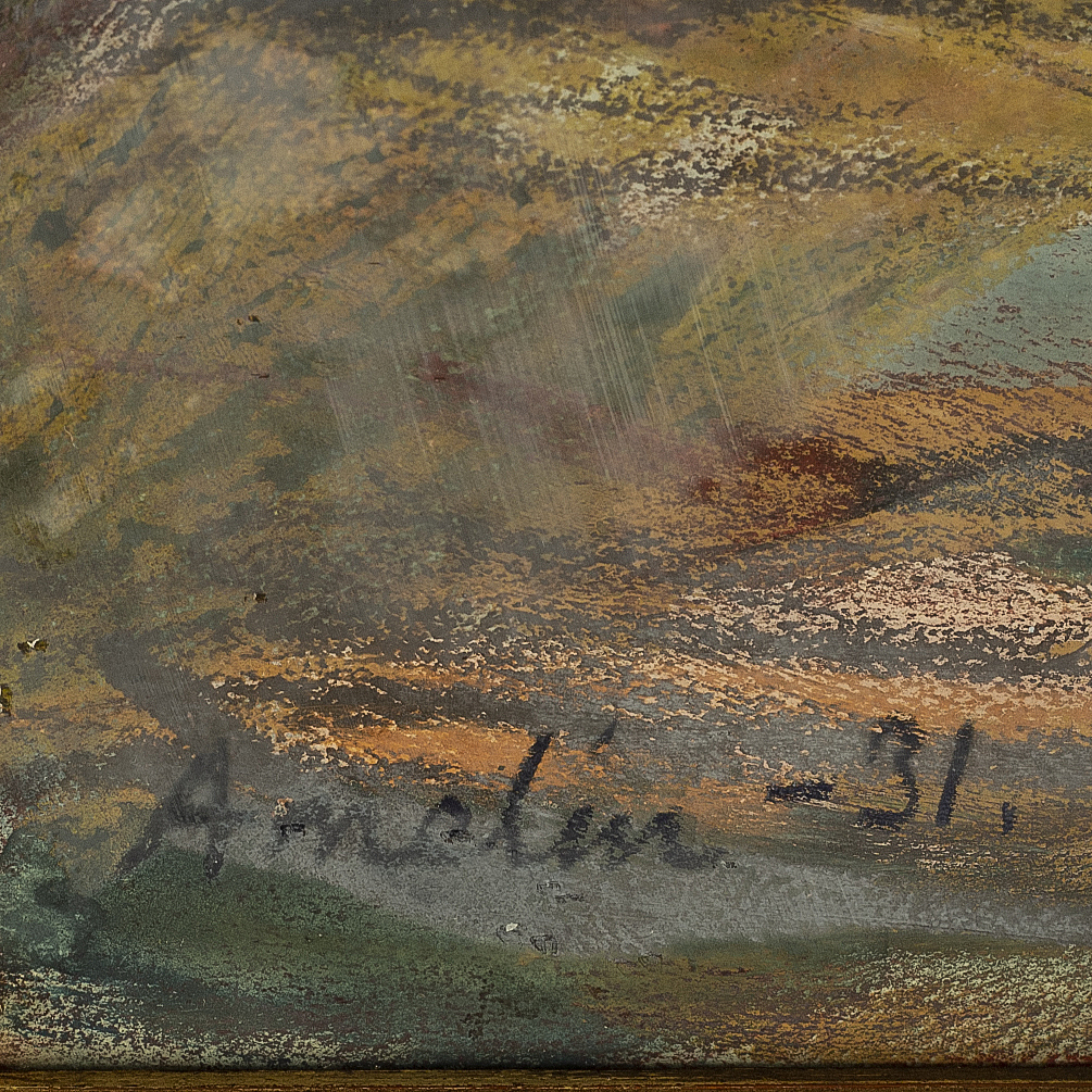 ALBIN AMELIN, akvarell, signerad Amelin och daterad -31. - Bukowskis