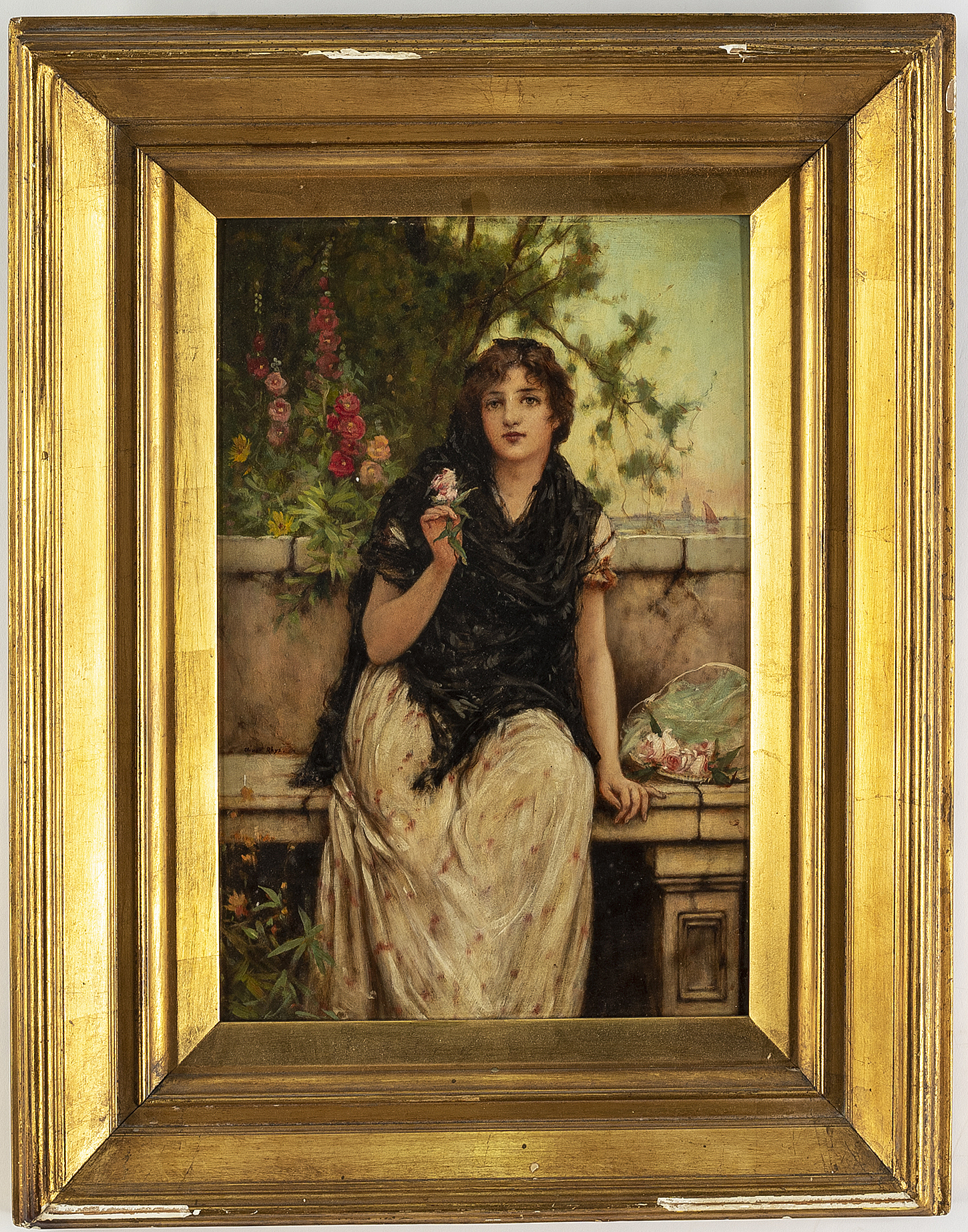 OLIVER RHYS, oil on panel, bears signature, Oliver Rhys. - Bukowskis