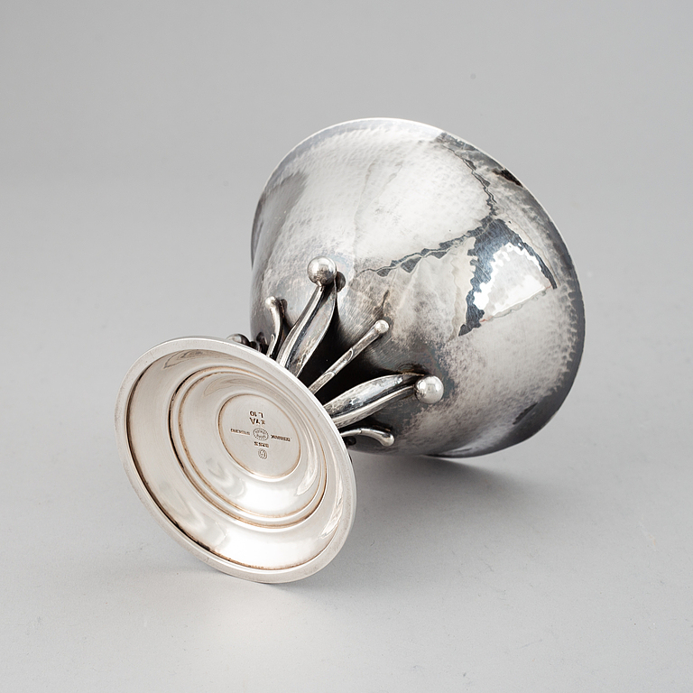 JOHAN ROHDE, a model 17A sterling silver bowl, Georg Jensen, Denmark ...