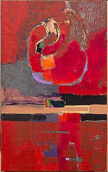 ARNE PERSSON, akryl på pannå, signerad och daterad 2005 a tergo ...