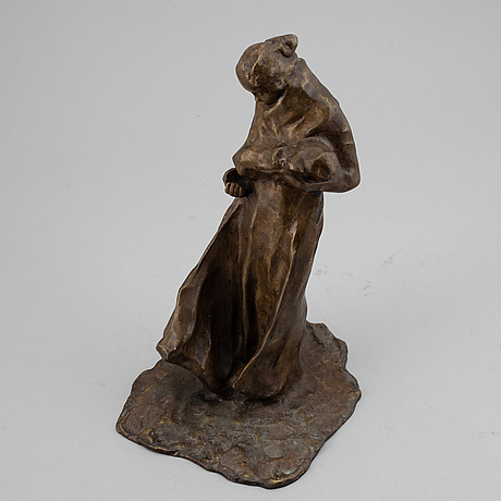 CARL MILLES, sculpture, bronze, signed. - Bukowskis