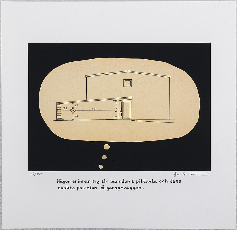 JAN STENMARK, lithograph in colours, signed 17/150. - Bukowskis