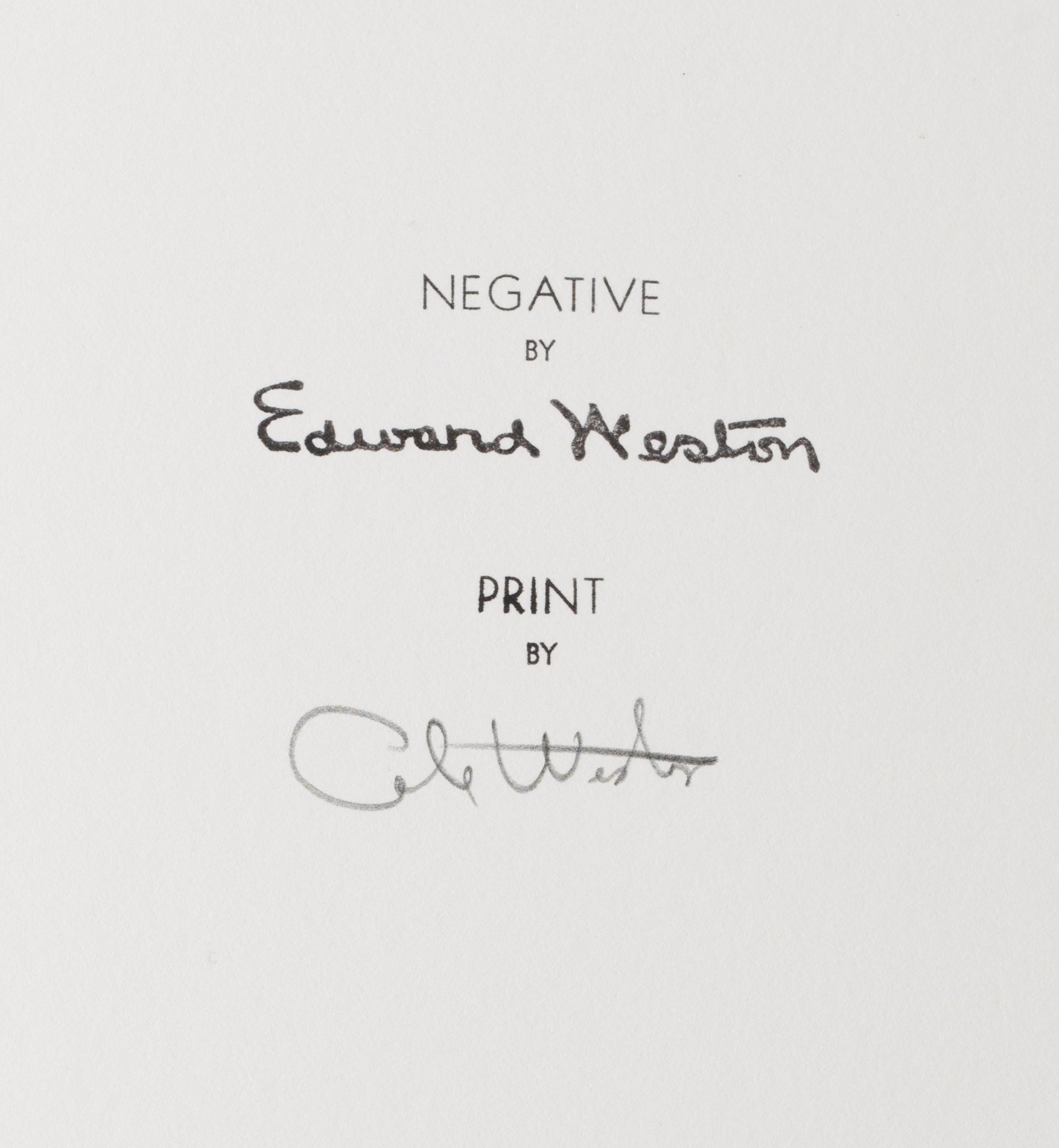 Edward Weston, "Excusado, Mexico, 1926". - Bukowskis