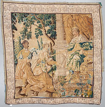 A tapestry, tapestry weave, Flanders, partly 17th century. - Bukowskis