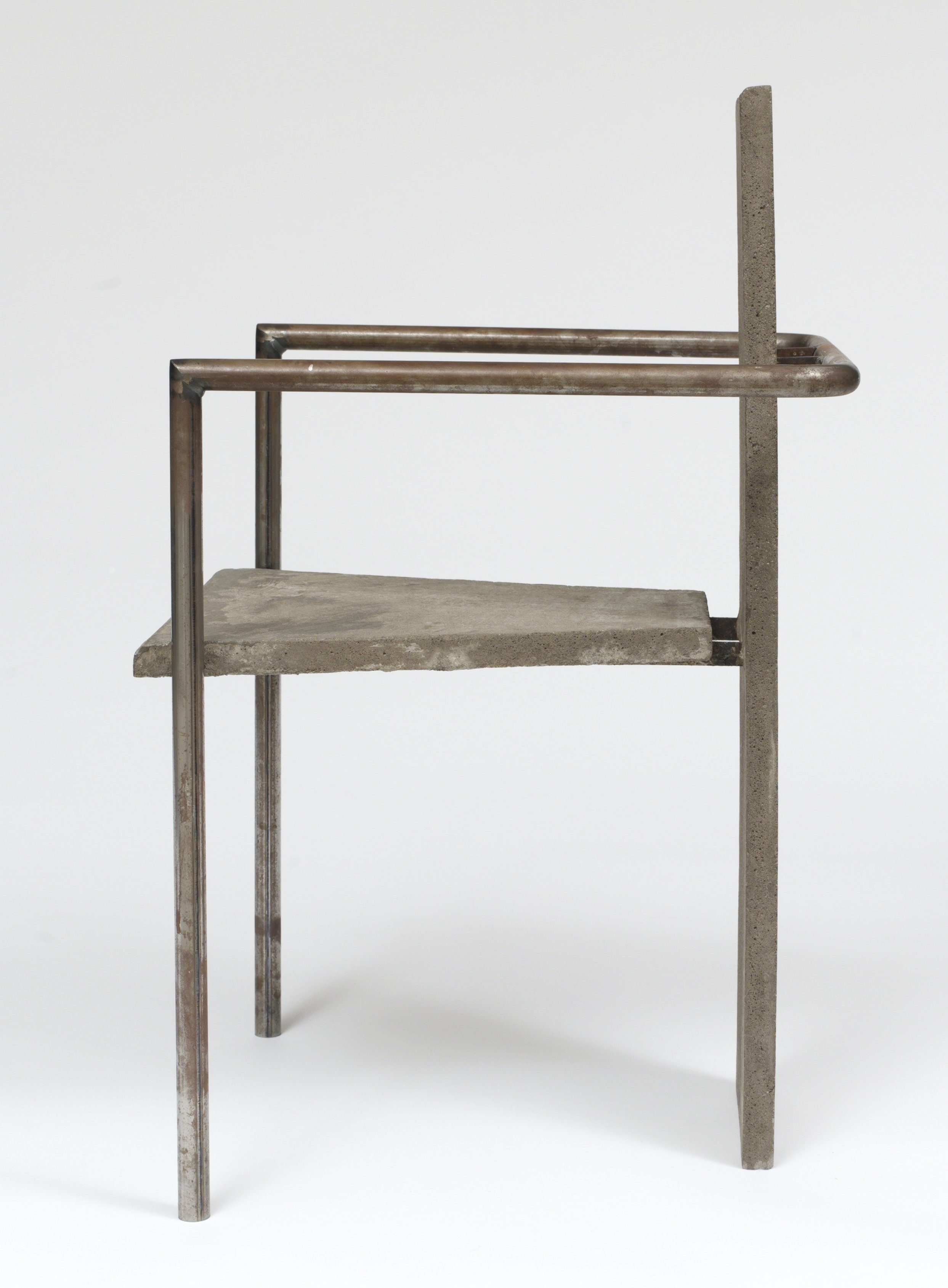A Jonas Bohlin ´Concrete´armchair, Källemo, Sweden, circa 1981. - Bukowskis